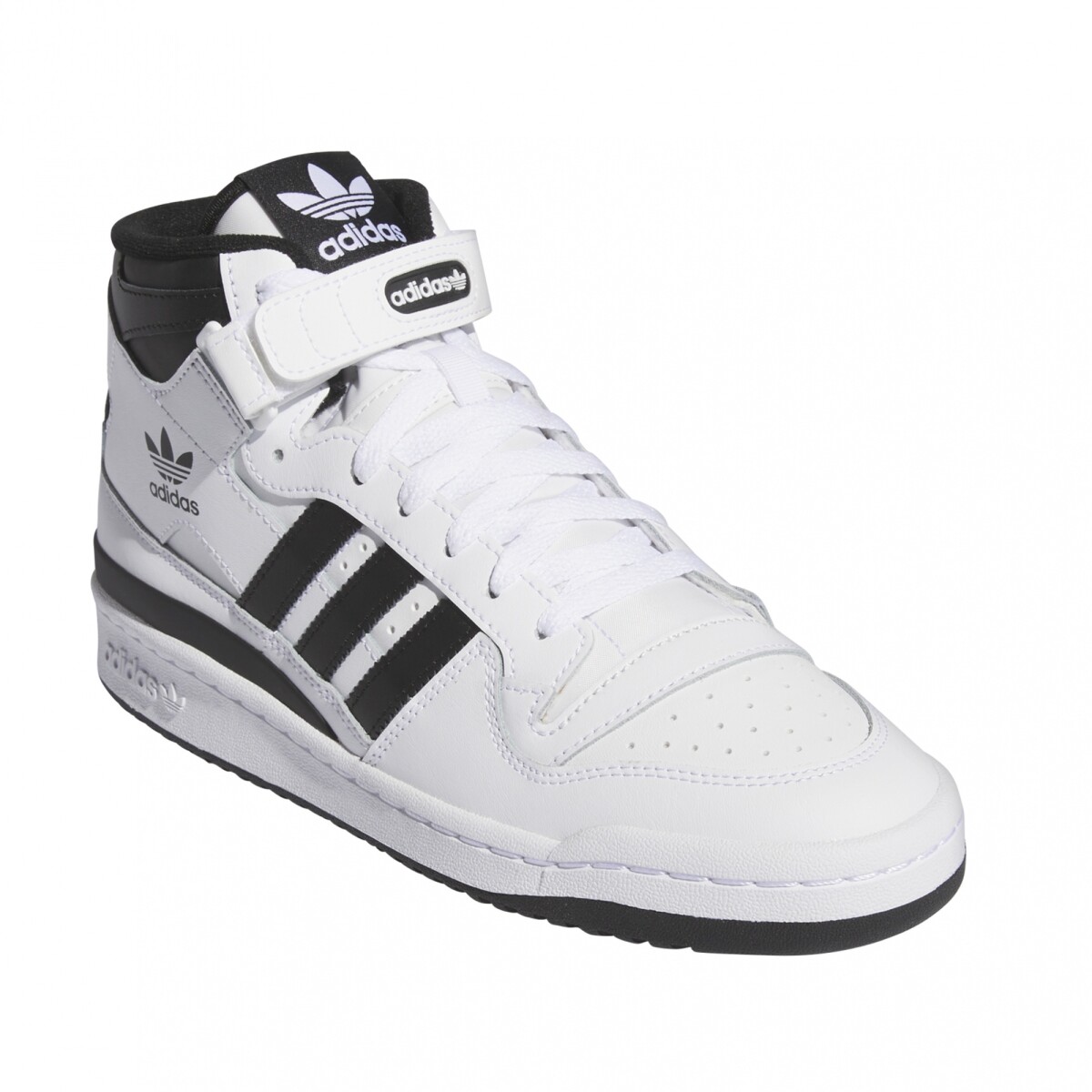adidas FORUM MID - White/Black — Zooko