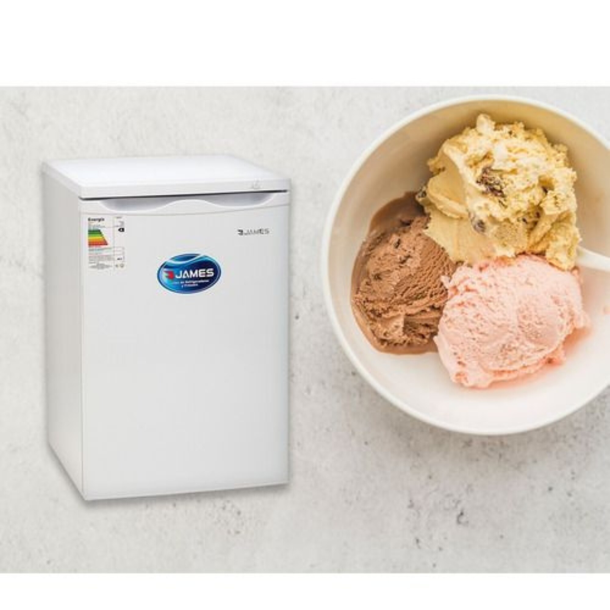 Freezer Vertical James 88 Litros Clase A FVJ 100 KN — Electroventas