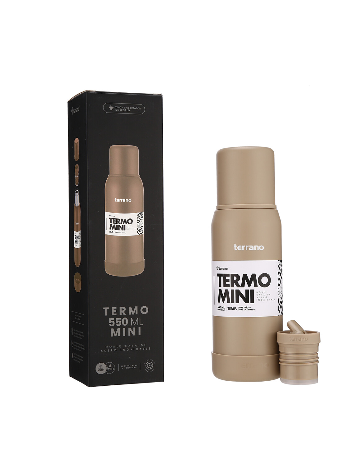 Termo Mini Premium - 500mL. - Arena — Terrano