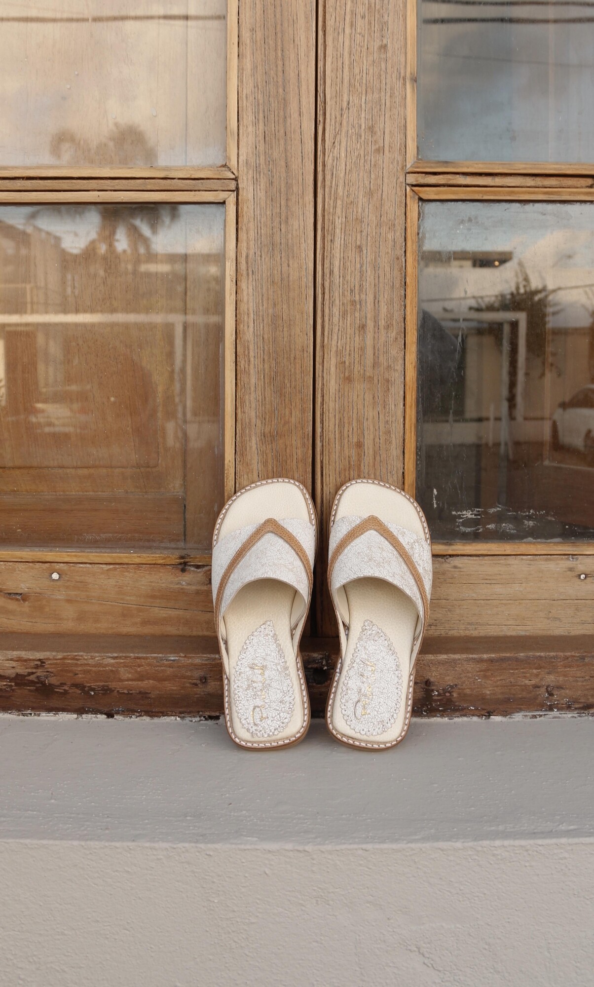 Sandalias Roma Blanco Crack — Percibal