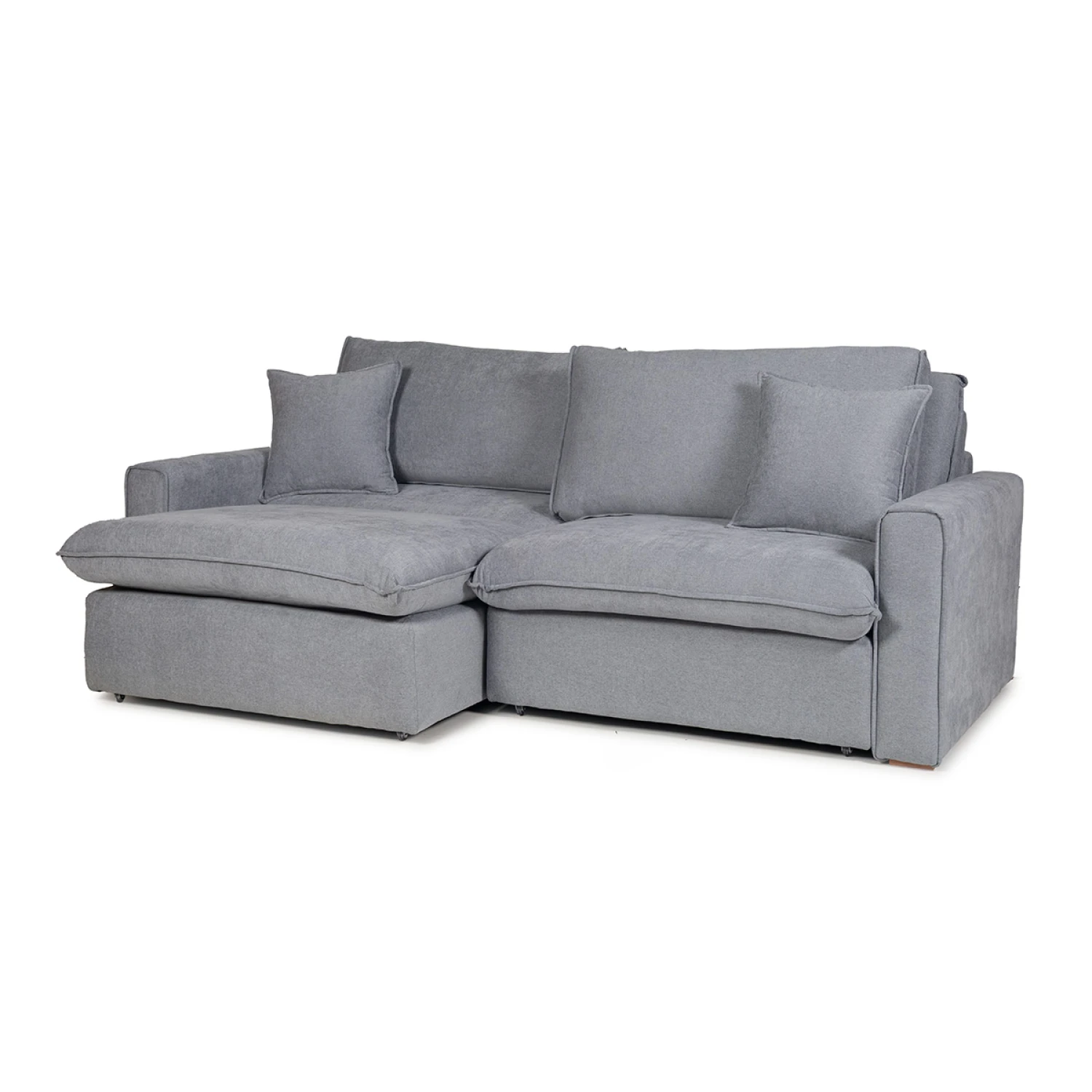 Sofá Cama Soft - Tela Microfibra - AA-13 (Gris) — NYR Uruguay