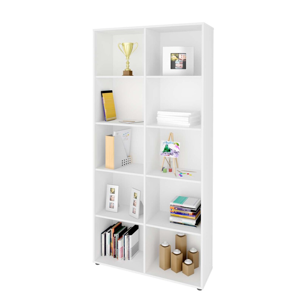 Biblioteca Mdf Blanco Clean — Divino