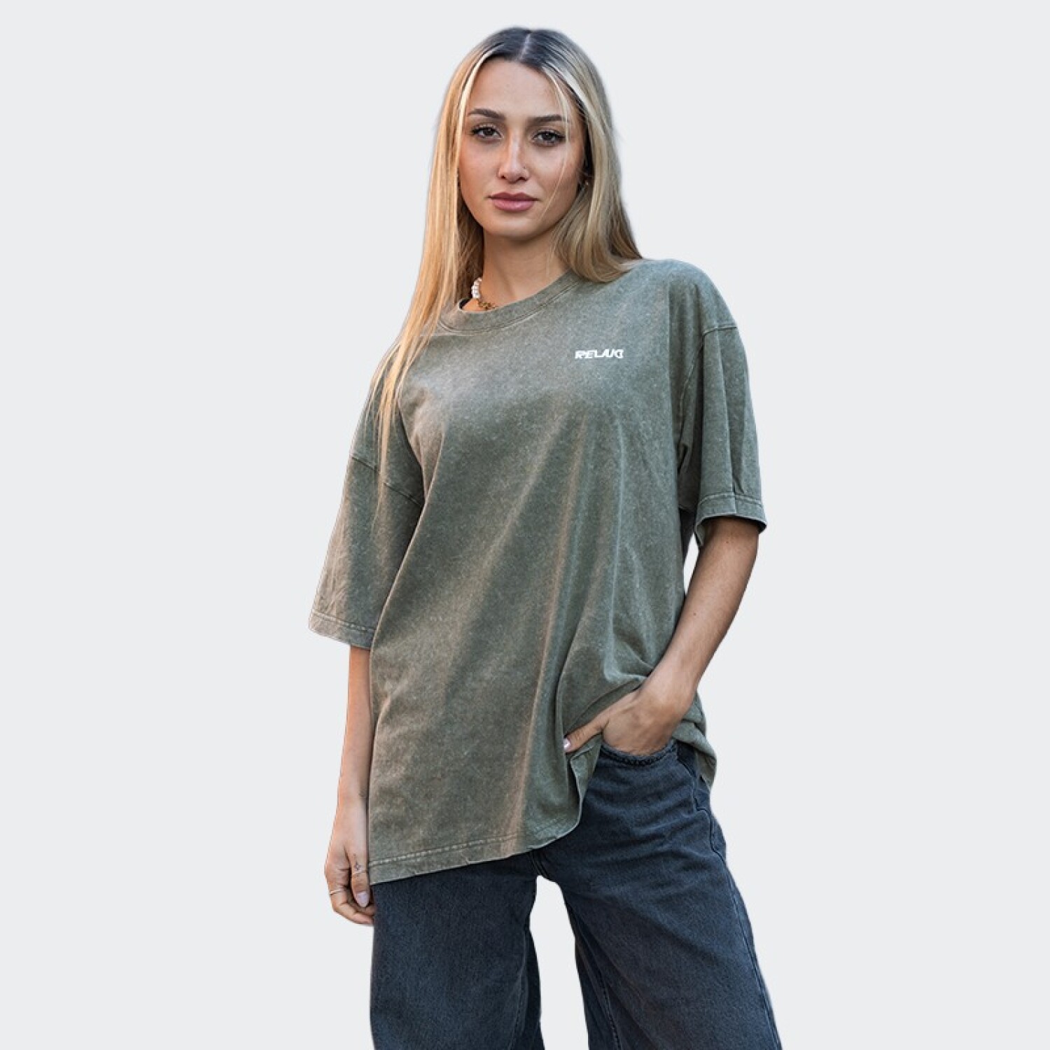 Remera Relajo Call Me - Verde — Inbox