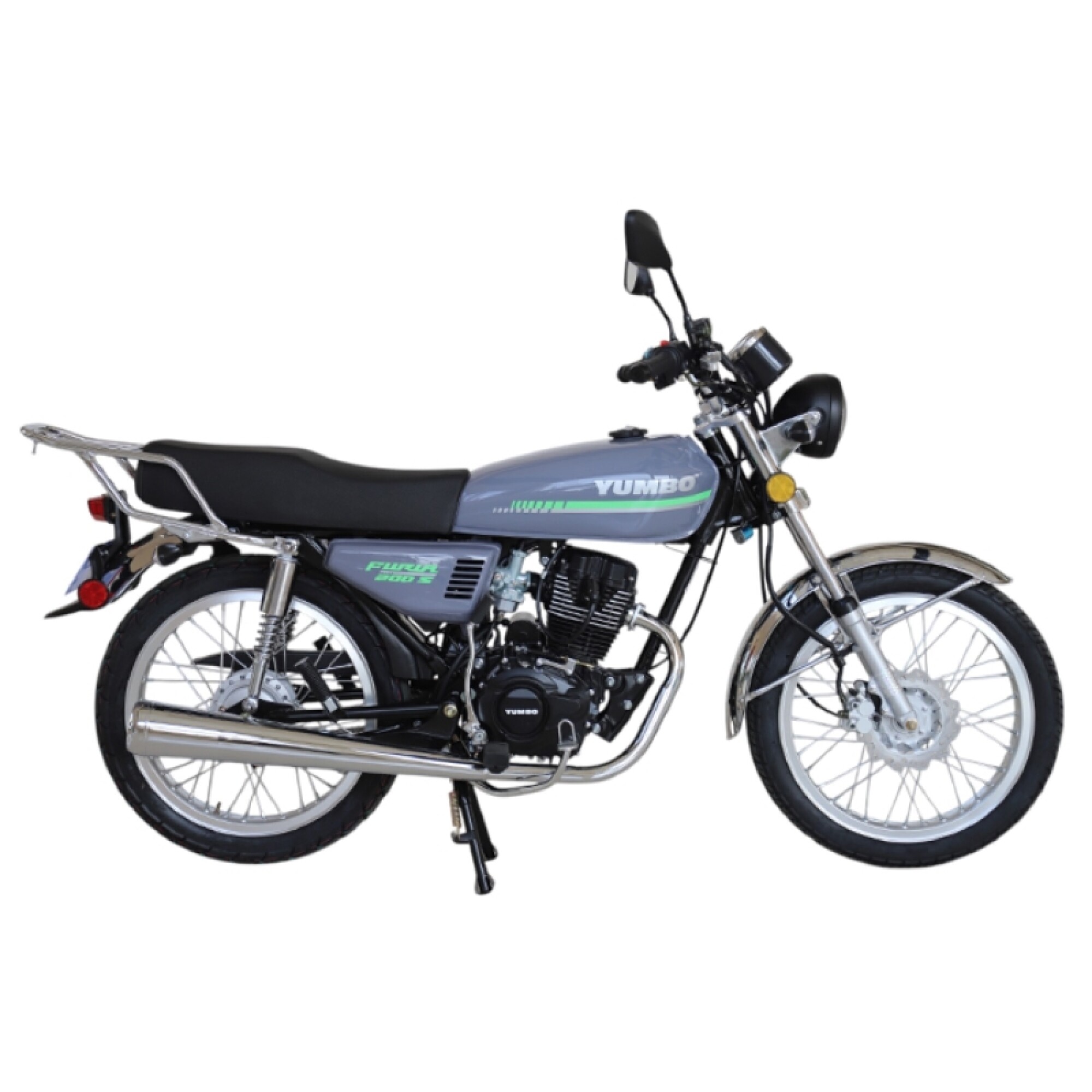 Moto Yumbo Calle Furia 200 S R/rayos - Gris — Albanes
