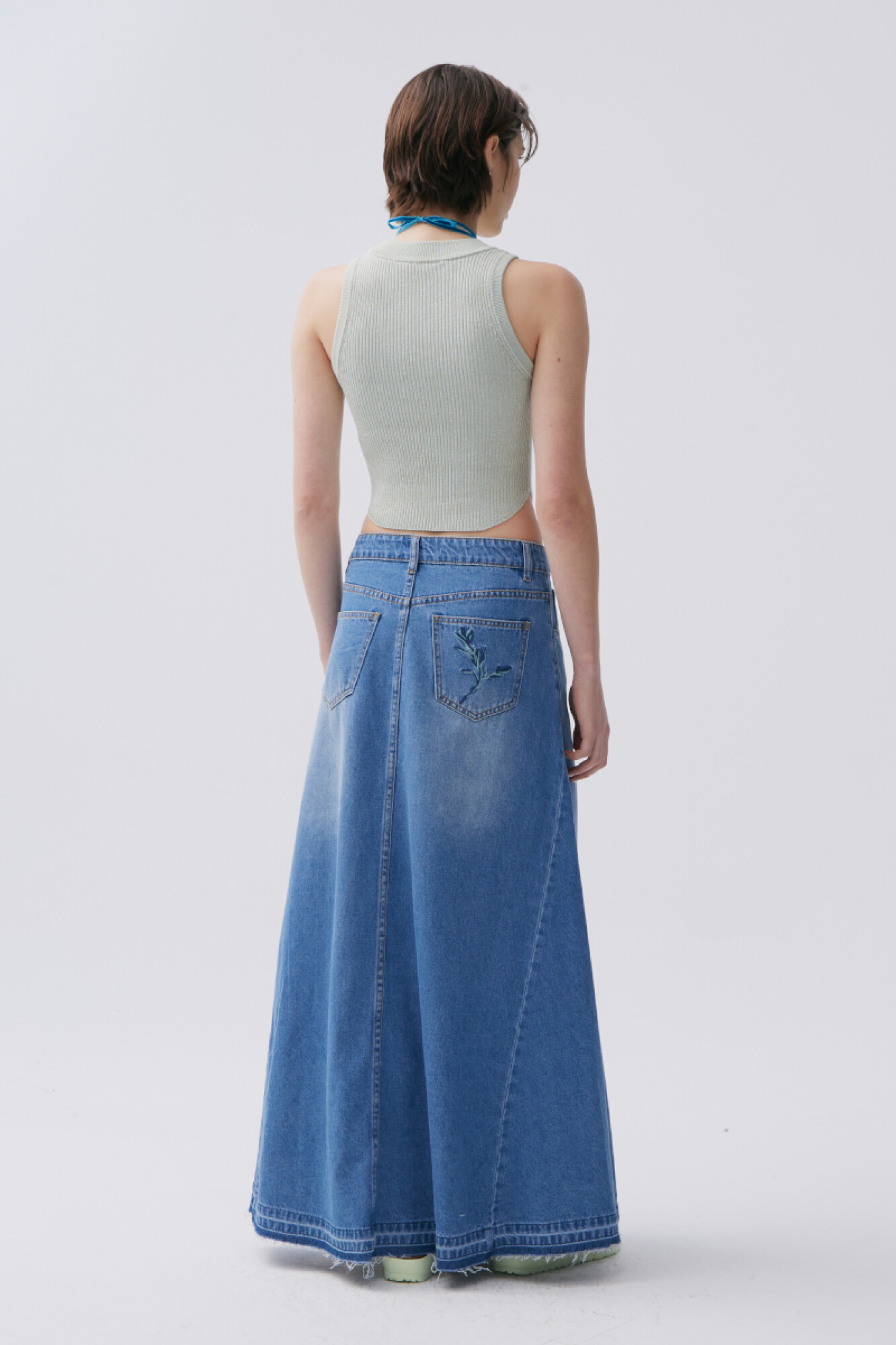 Falda Riviera - Celeste — Saura