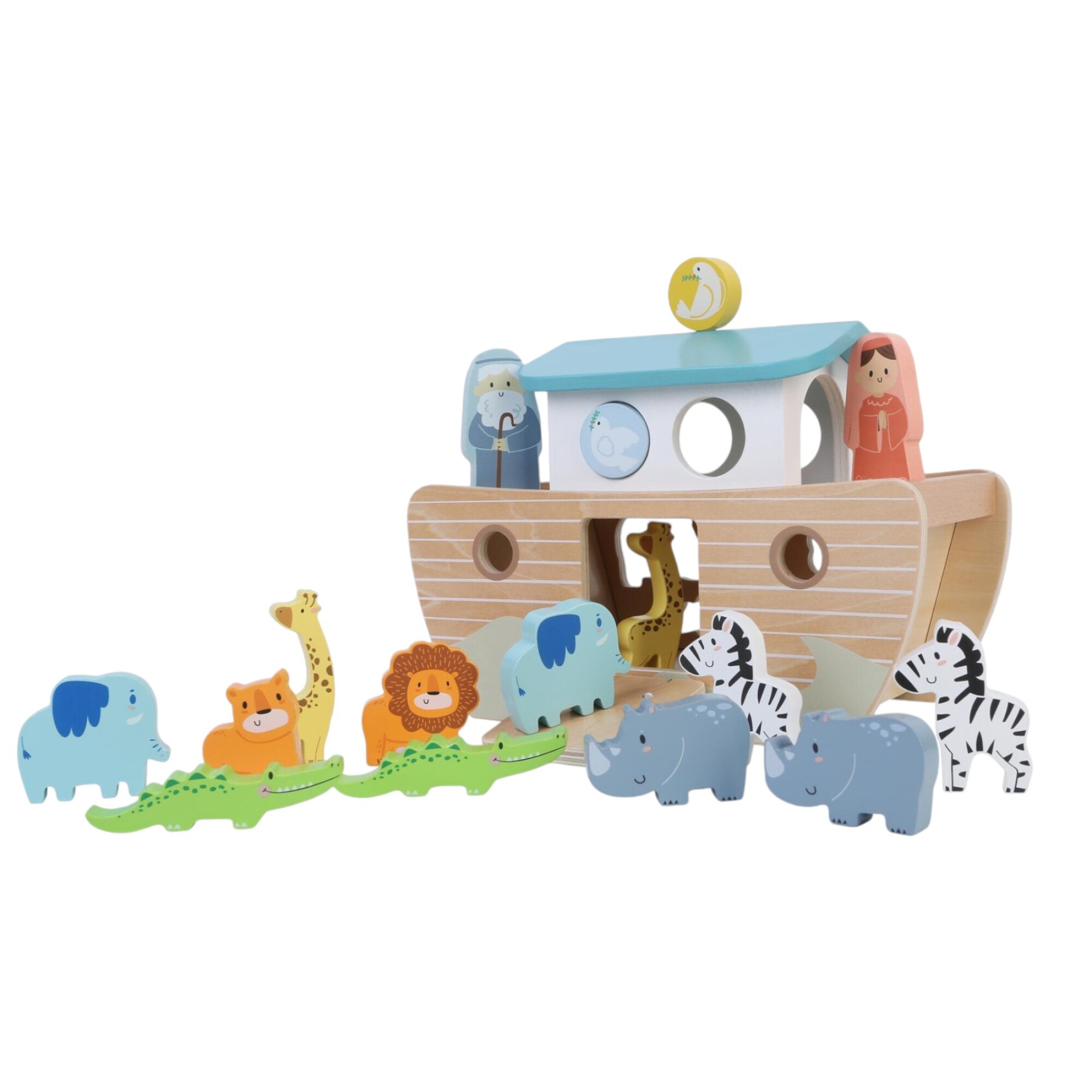 Juego Didáctico Arca de Noe de Madera EduFun — Bebesit Uruguay