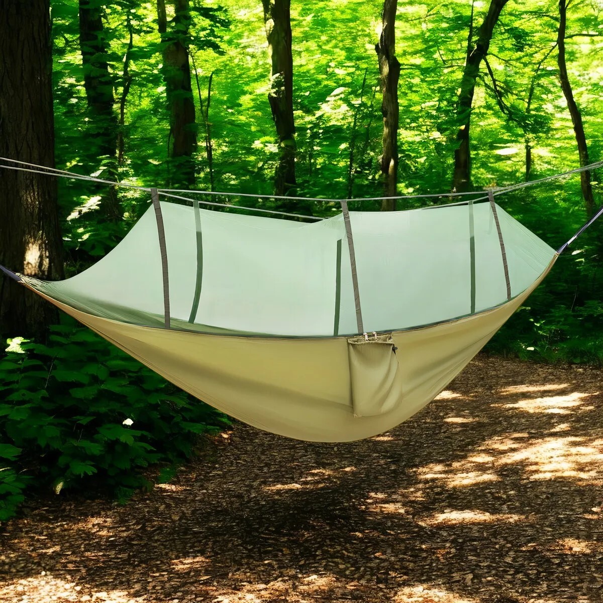 HAMACA ARYE D/NYLON 260 X 200 VARIOS COLORES — Magnum