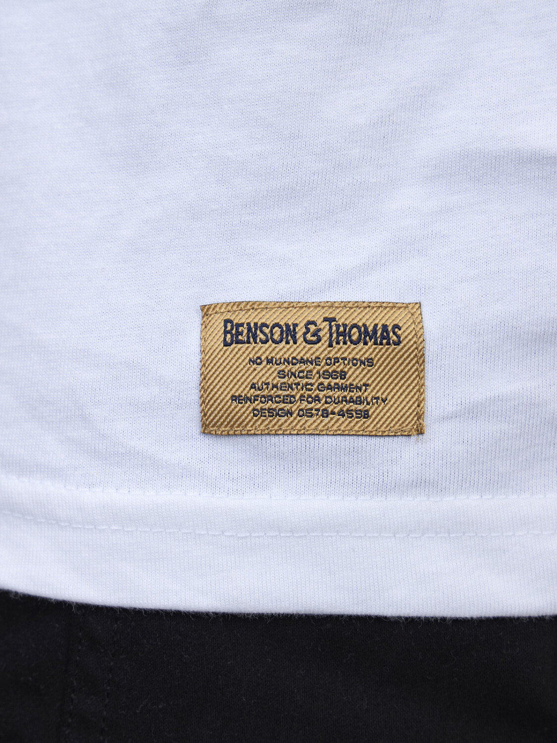 T-SHIRT LINE - BLANCO — Benson & Thomas
