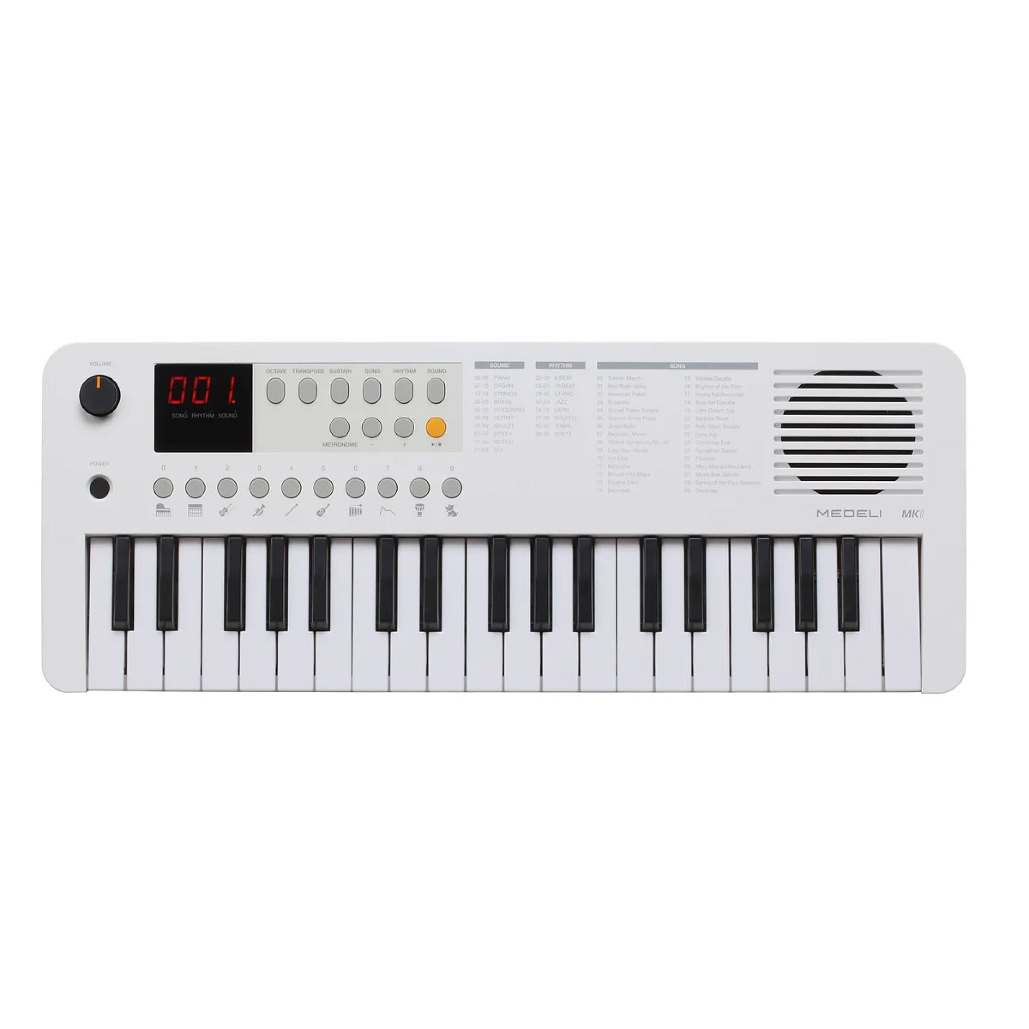 órgano Infantil Medeli Mk1 Blanco — Palacio de la Música