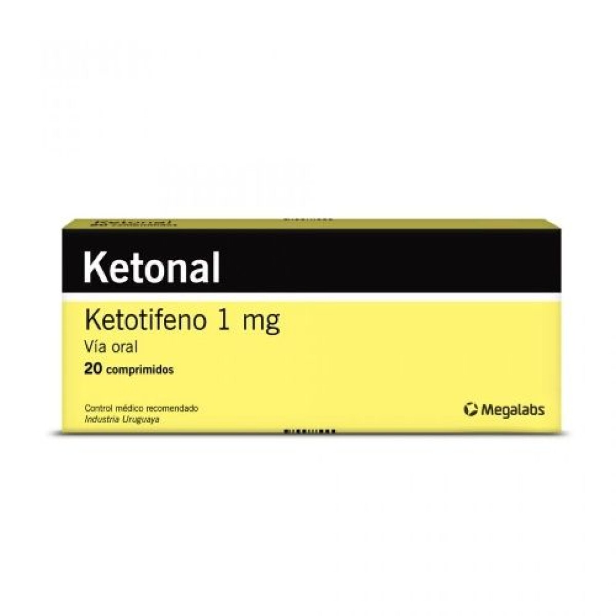 Ketonal 1 mg 20 comprimidos — Farmacia Parque Miramar