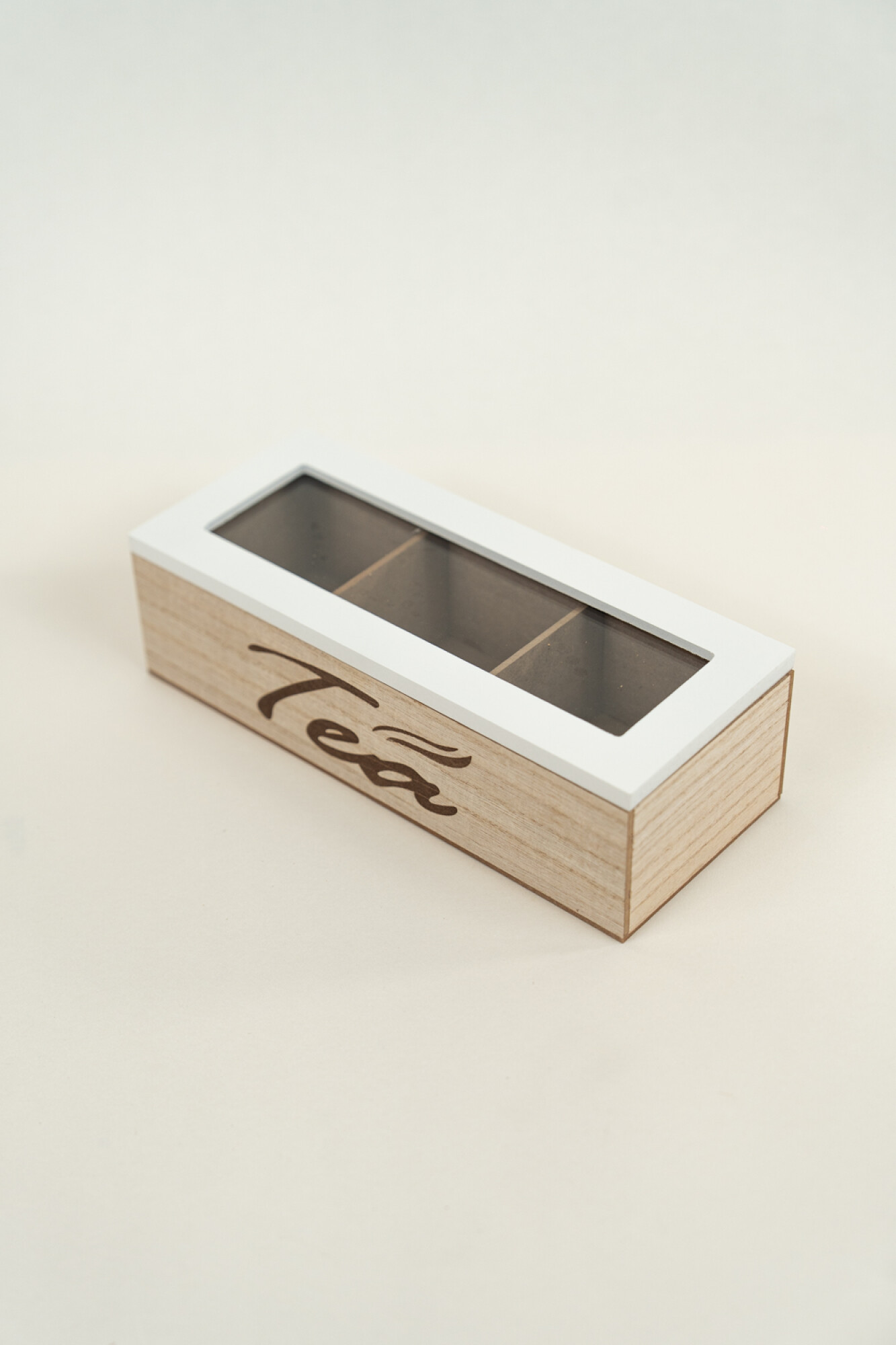 Caja Para Té Tea, 3 Separadores - Color Unico — Indian