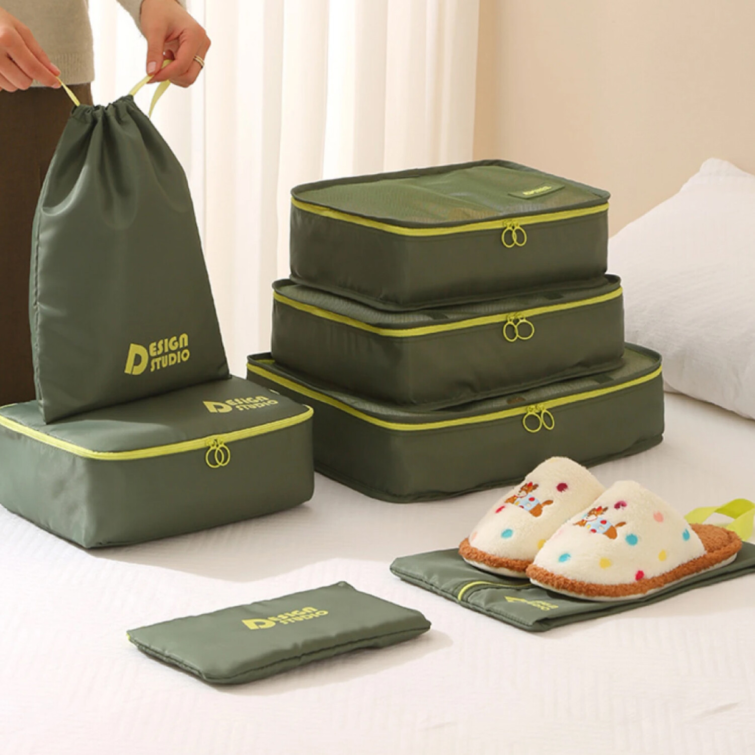 Kit viajero pro - verde — Mis Petates