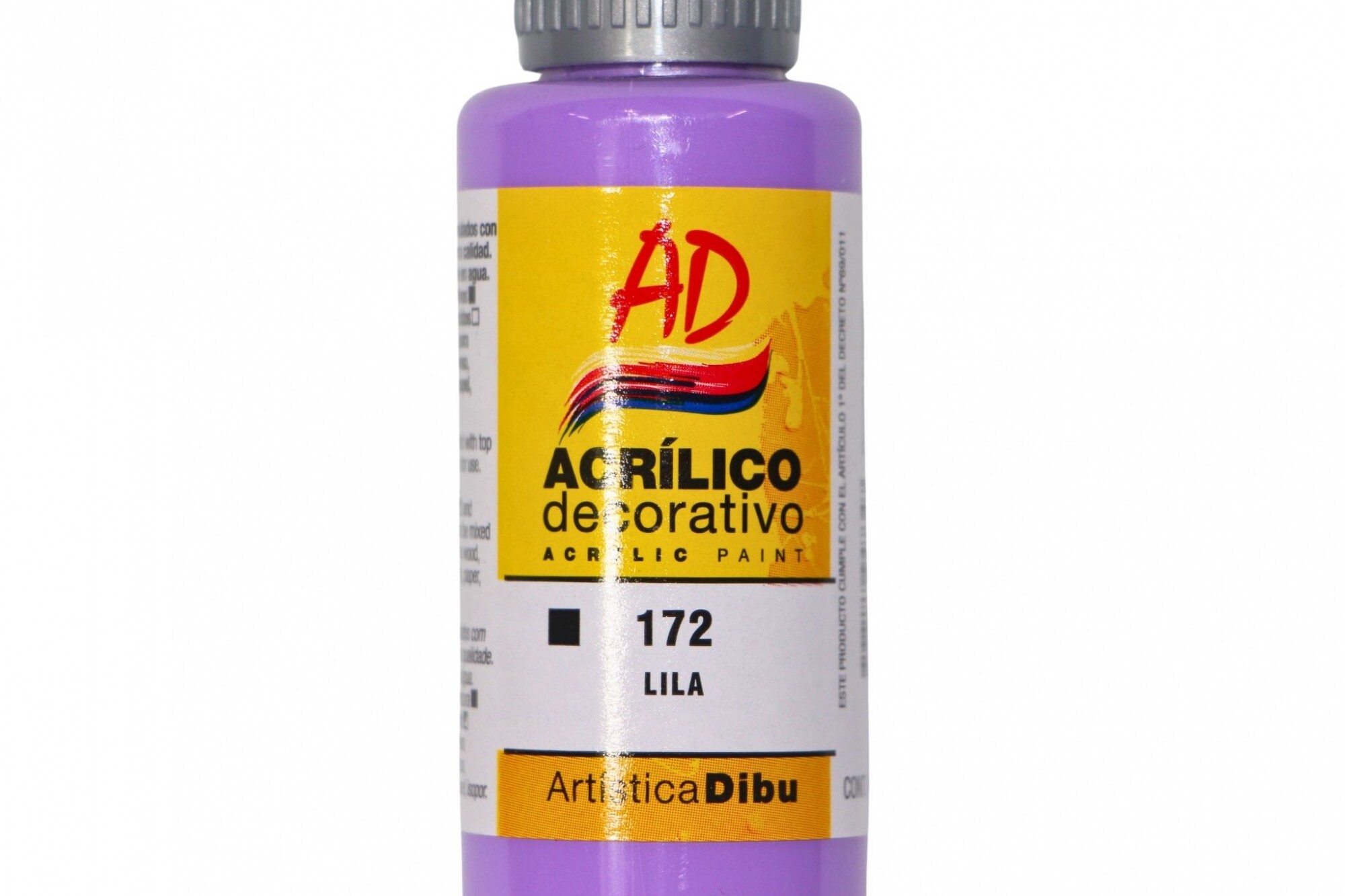 PINTURA ACRILICA ARTISTICA DIBU 60 ML. DIFERENTES COLORES - COLOR LILA ...