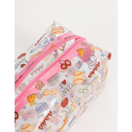 Cartuchera Transparente Estampada - Combinacion Multicolor — Tienda Soy ...