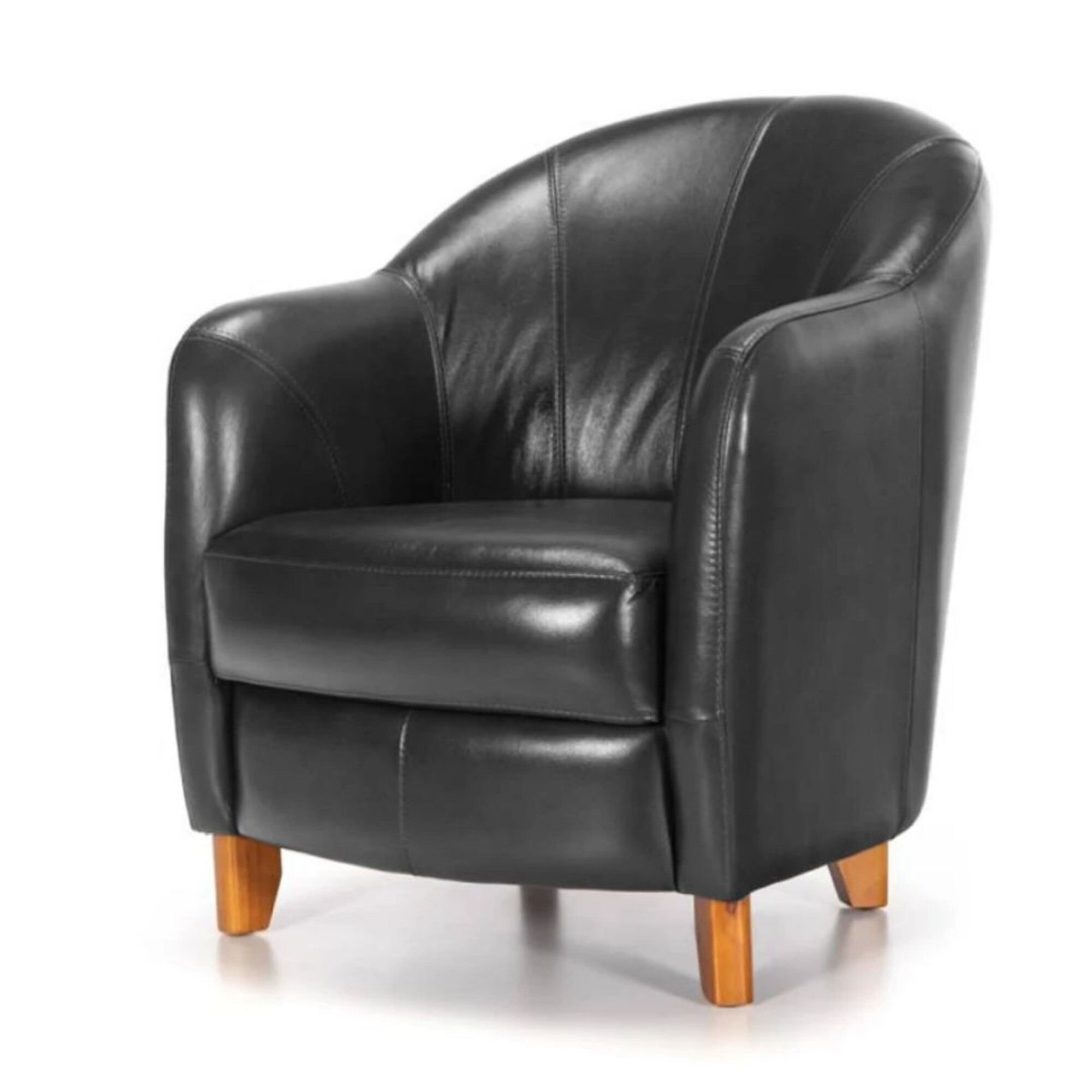 Butaca 100% Cuero - Nova - Negro Robles — Fripay