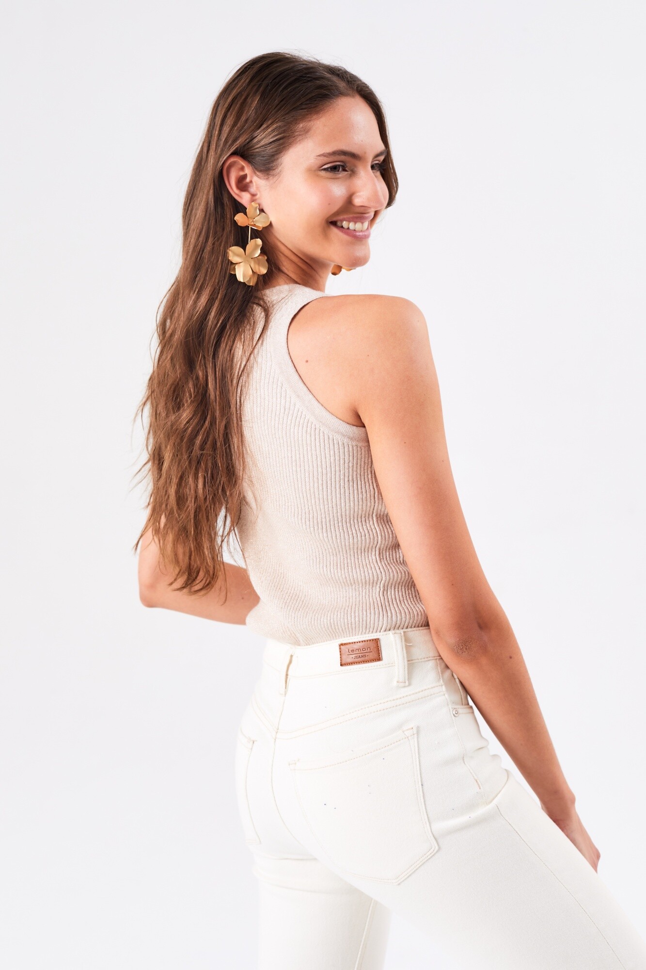 Top Metalizado - Plata — Lemon