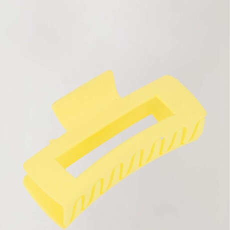 Broche de pelo rubber square - Amarillo — Tienda Soy Santander