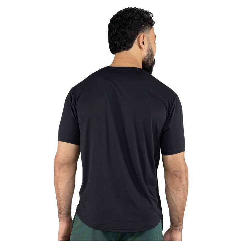 TSHIRT MEN POLY EVERLAST TRAIN BK M6 XL - BK — Sallustro