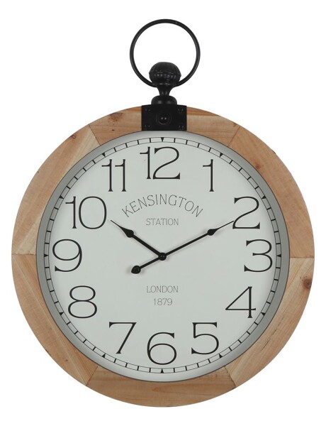 RELOJ DE PARED MDF 60X77X7CM CON ARGOLLA — Deco Hogar