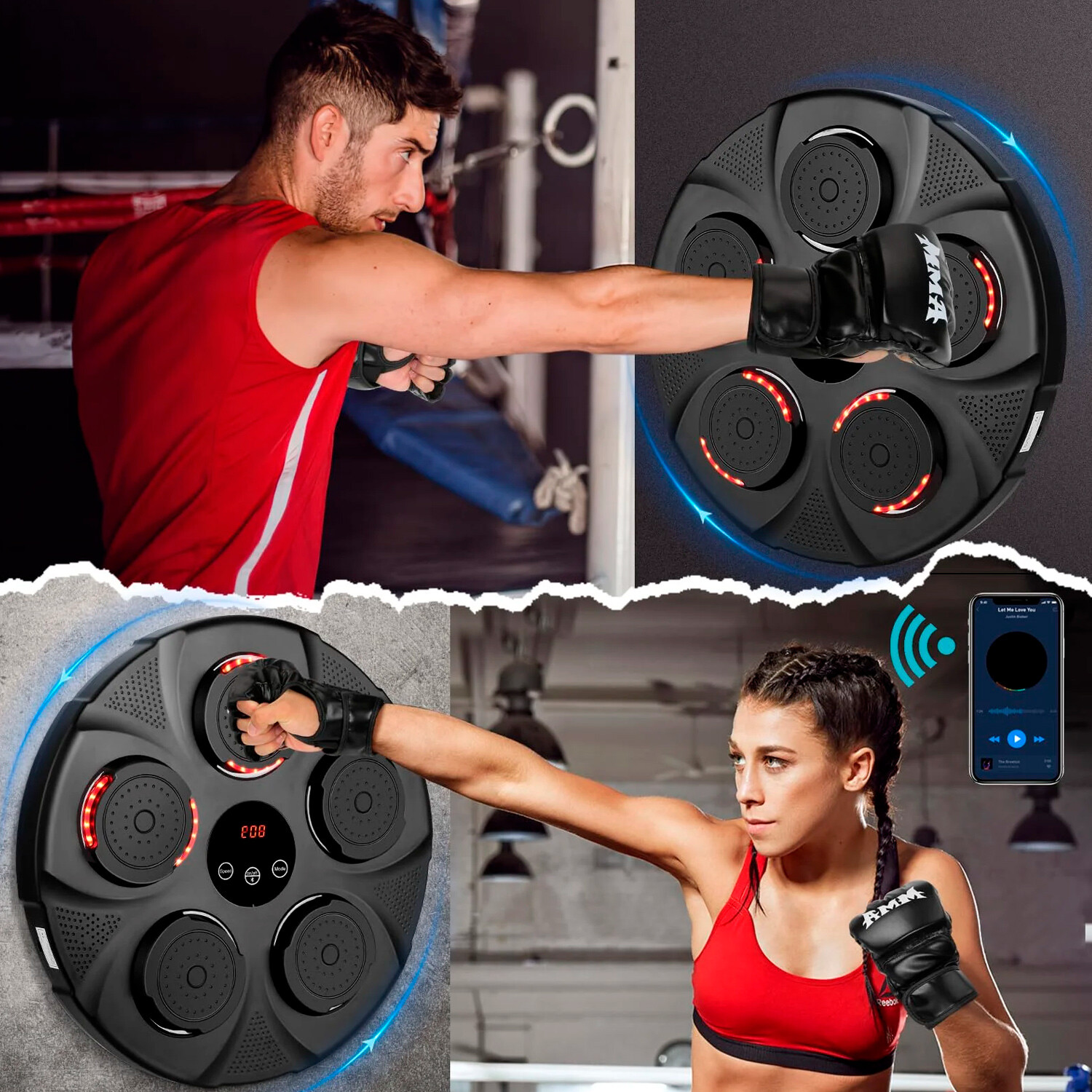 Máquina De Boxeo Modelo Sct-15 - MAQUINA DE BOXEO STC 15 BLUETOOTH — Dimm