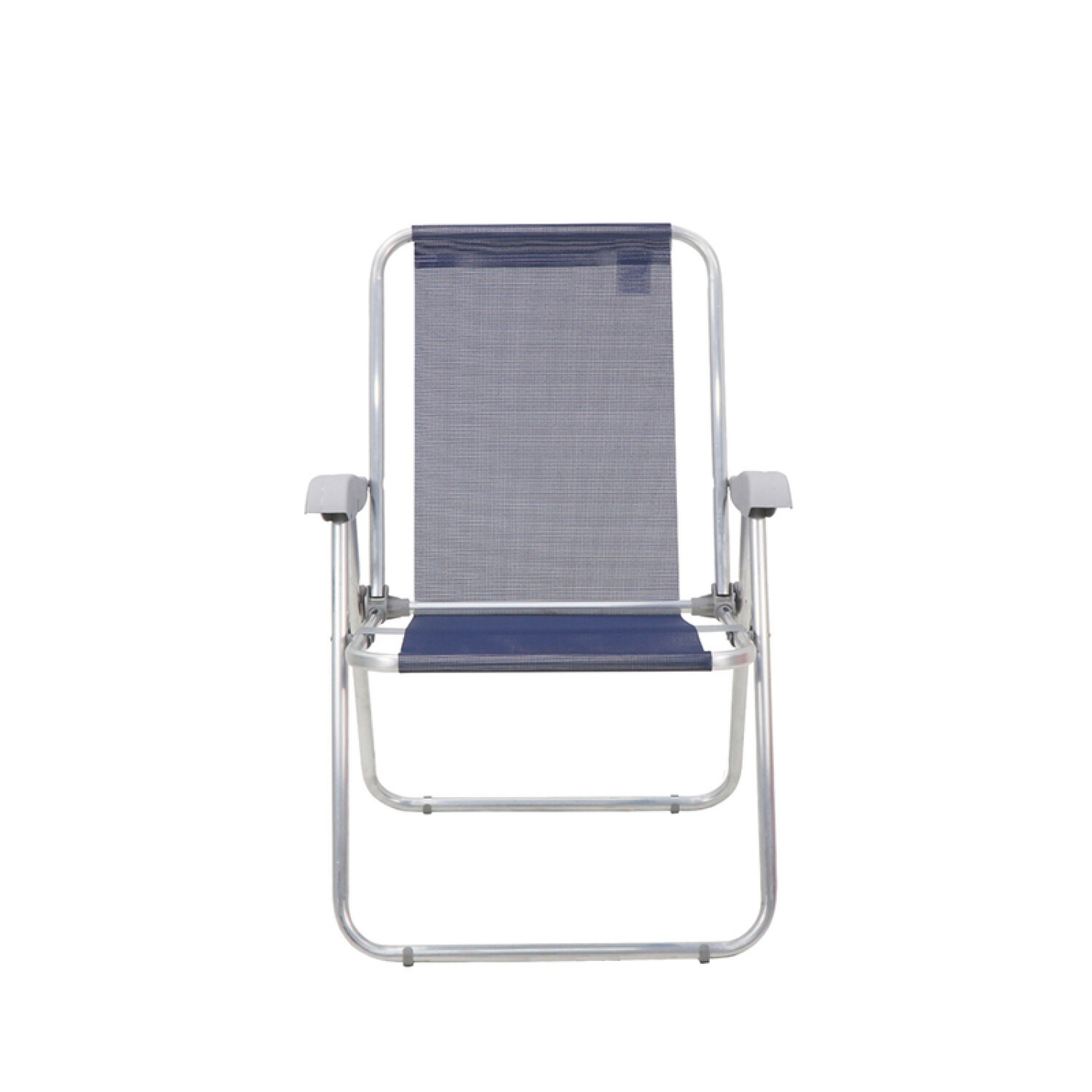 Silla playera de aluminio, azul "CRETA" - TD0908 — Fivisa