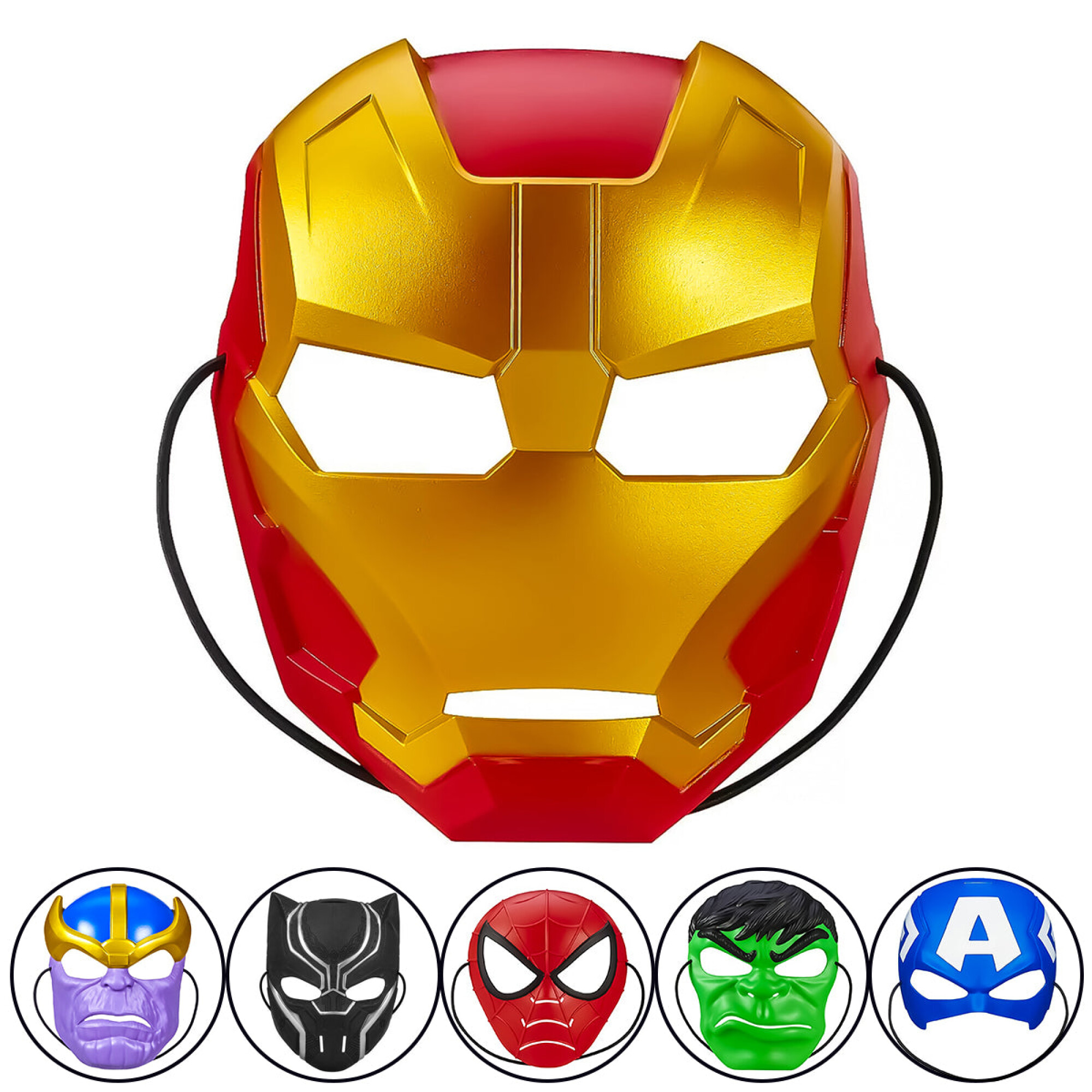Máscara Hasbro Marvel Avengers Ironman Spiderman Hulk - Iron Man — El ...