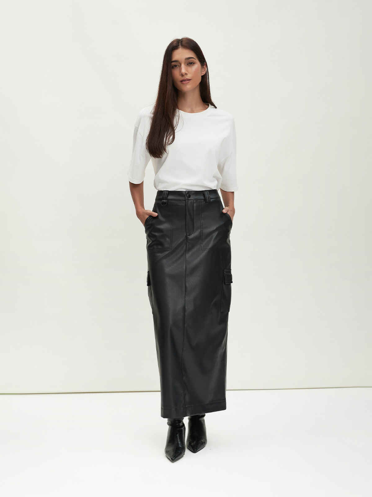 FALDA GRANATE - NEGRO — Guapa - Paprika