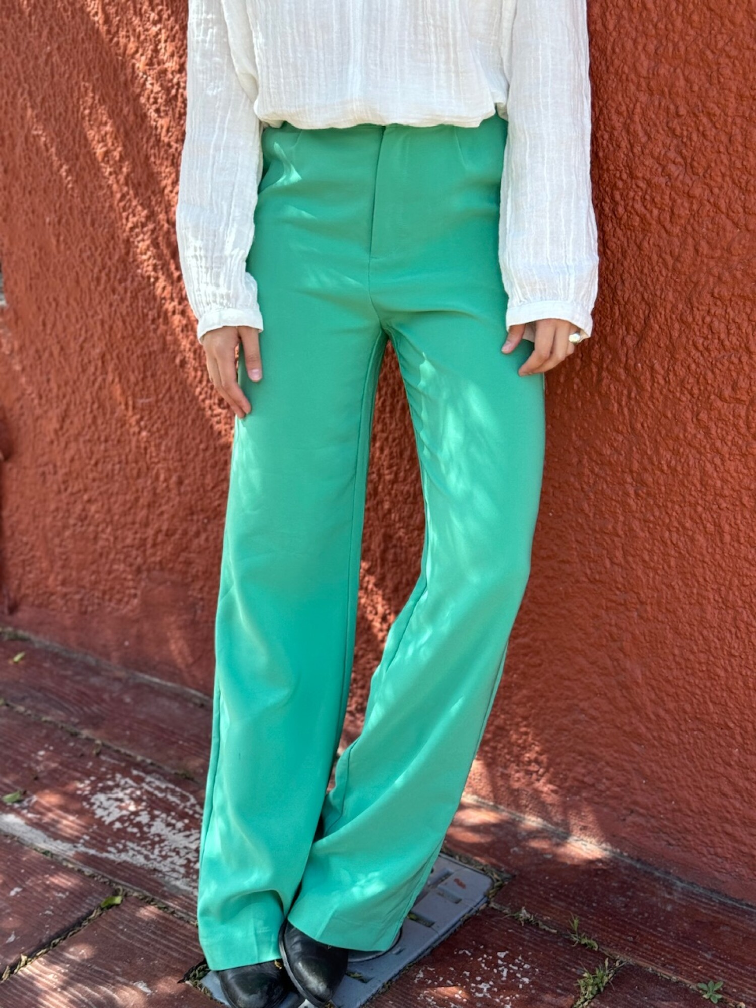 Pant Gales - verde claro — Bianca Store