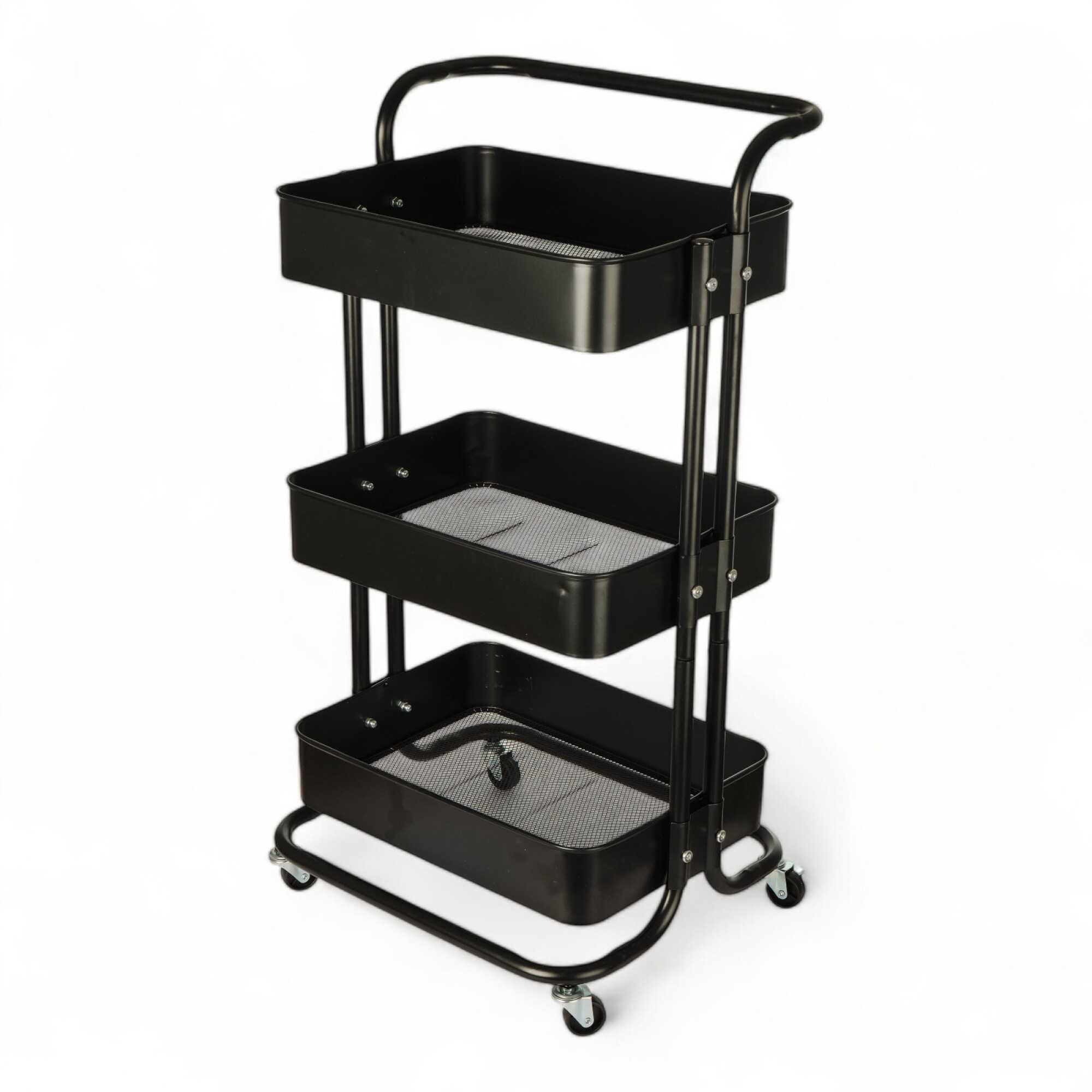 Carrito Rack Multiusos Organizador 3 Estantes 100% Metal — Casa practica