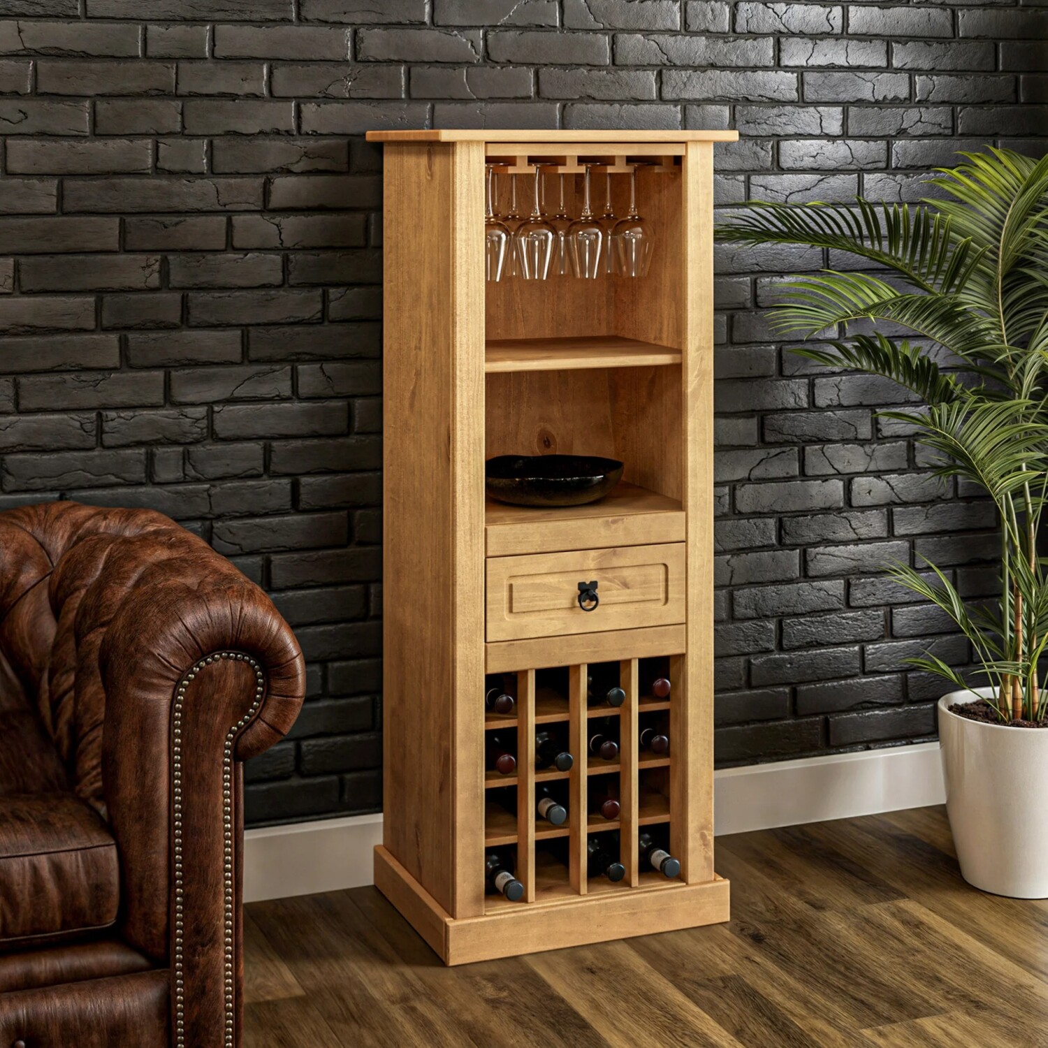 Vinera 2 Estantes - Linea Mexicana - Natural — Rustico Hogar
