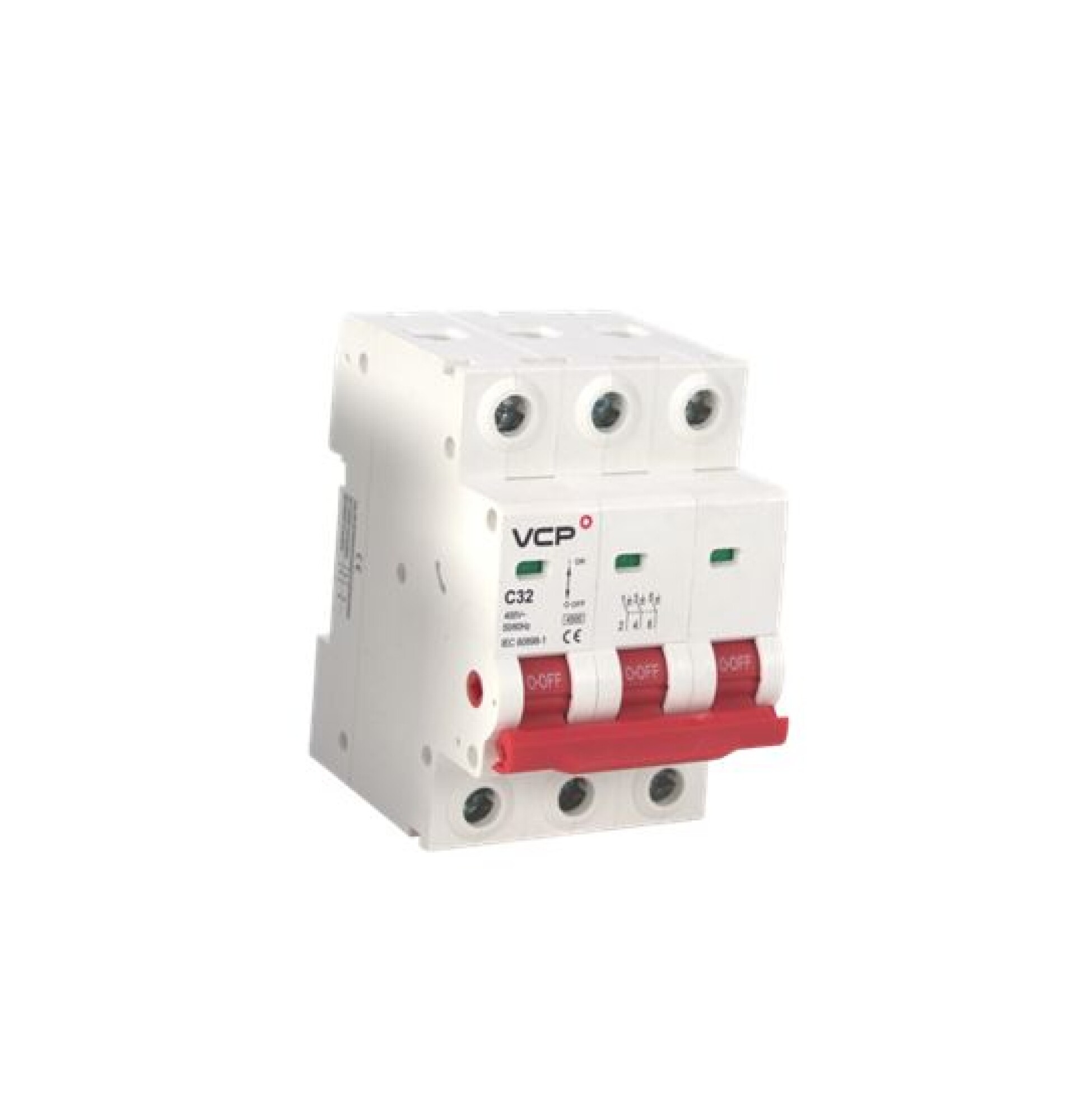 DISYUNTOR TERMOMAGNETICO KVB12 DE 3X 63A 06KA - VCP — Luminotecnia
