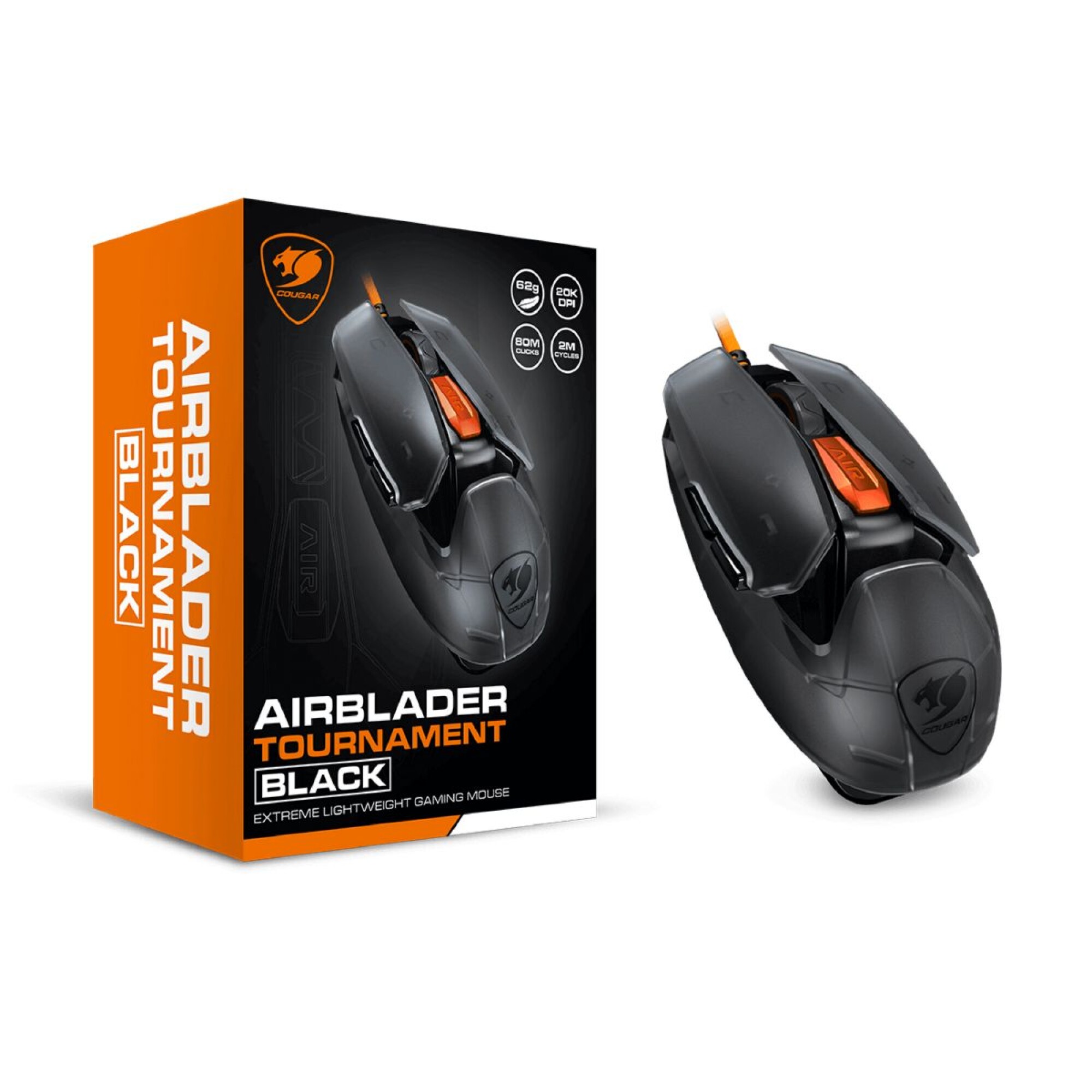 Mouse Gamer Cougar Airblader Tournament Usb 20000 Dpi - MOUSE COUGAR ...