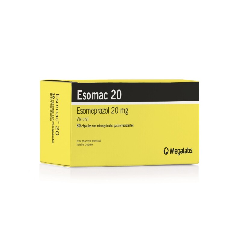Esomac 20 Mg. 30 Caps. — Farmacia El túnel