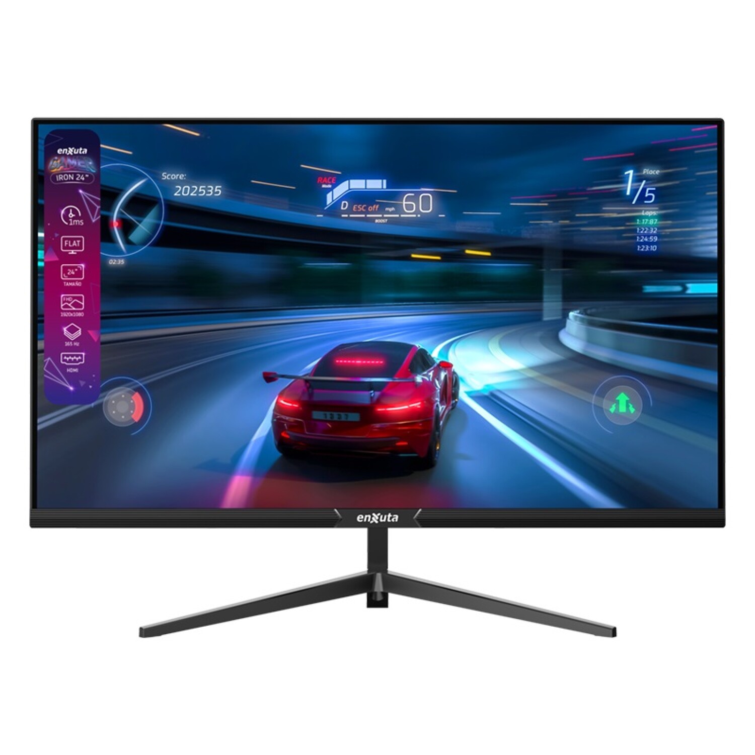 MONITOR GAMER IRON ENXUTA MGIENX2824 165F 24plgs — Universo Binario