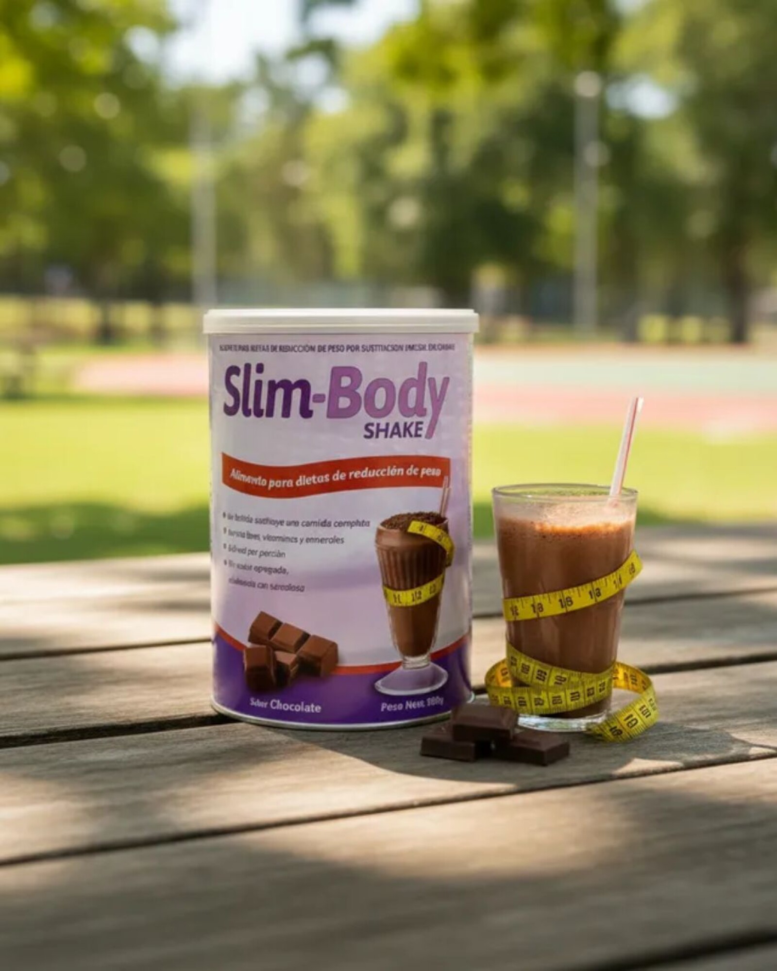 Slim Body Shake 500g SYLAB - Sabor Chocolate — Wikimúsculos