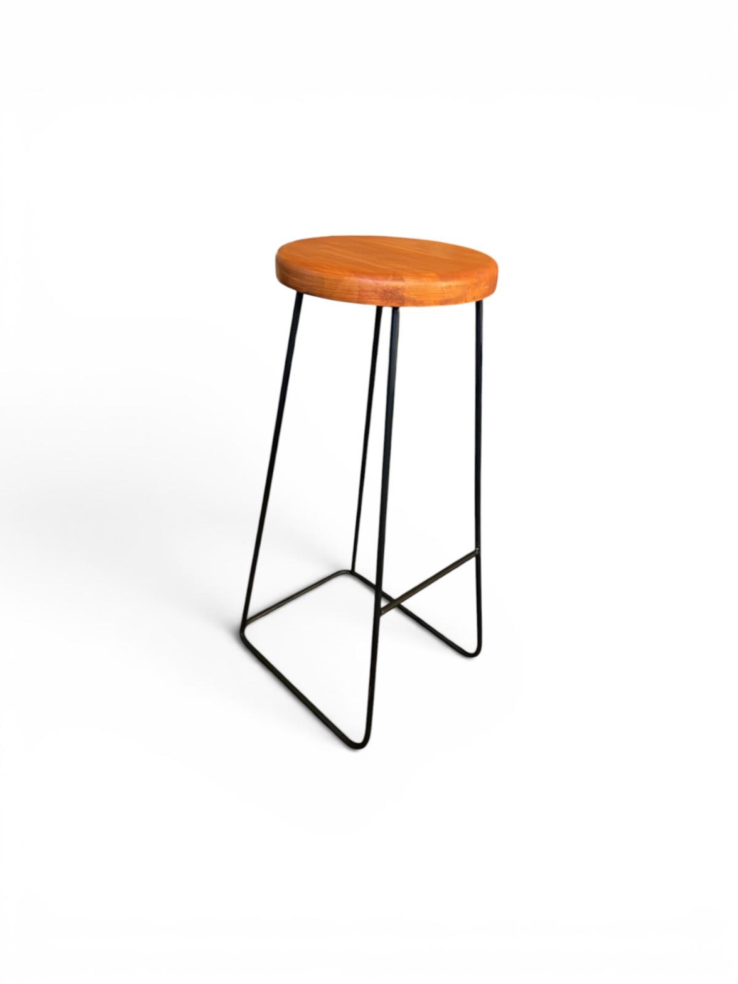 Taburete Alto Eucaliptus Industrial — AdelEste