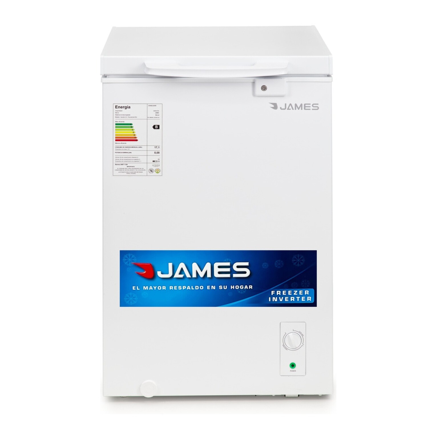 Freezer Horizontal James 99 Lts Fhj 100 Inverter Ehogar Color Blanco ...