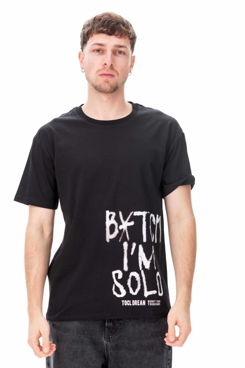 Remera Bytch - Negro — Meraki