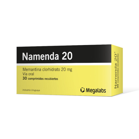 Namenda 20mg x 30 UN — San Roque