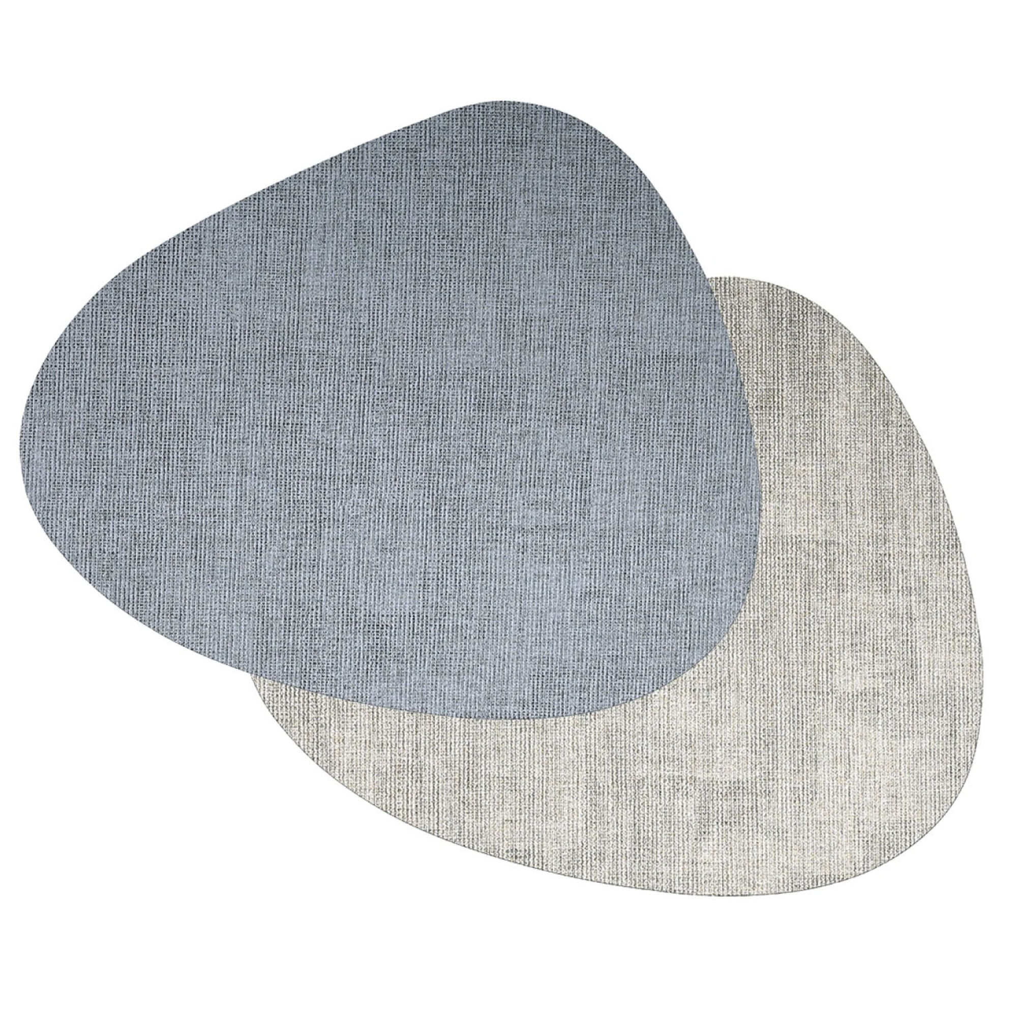 Mantel Individual Doble Cara Triangular Premium Tex en PVC - Azul/hielo ...