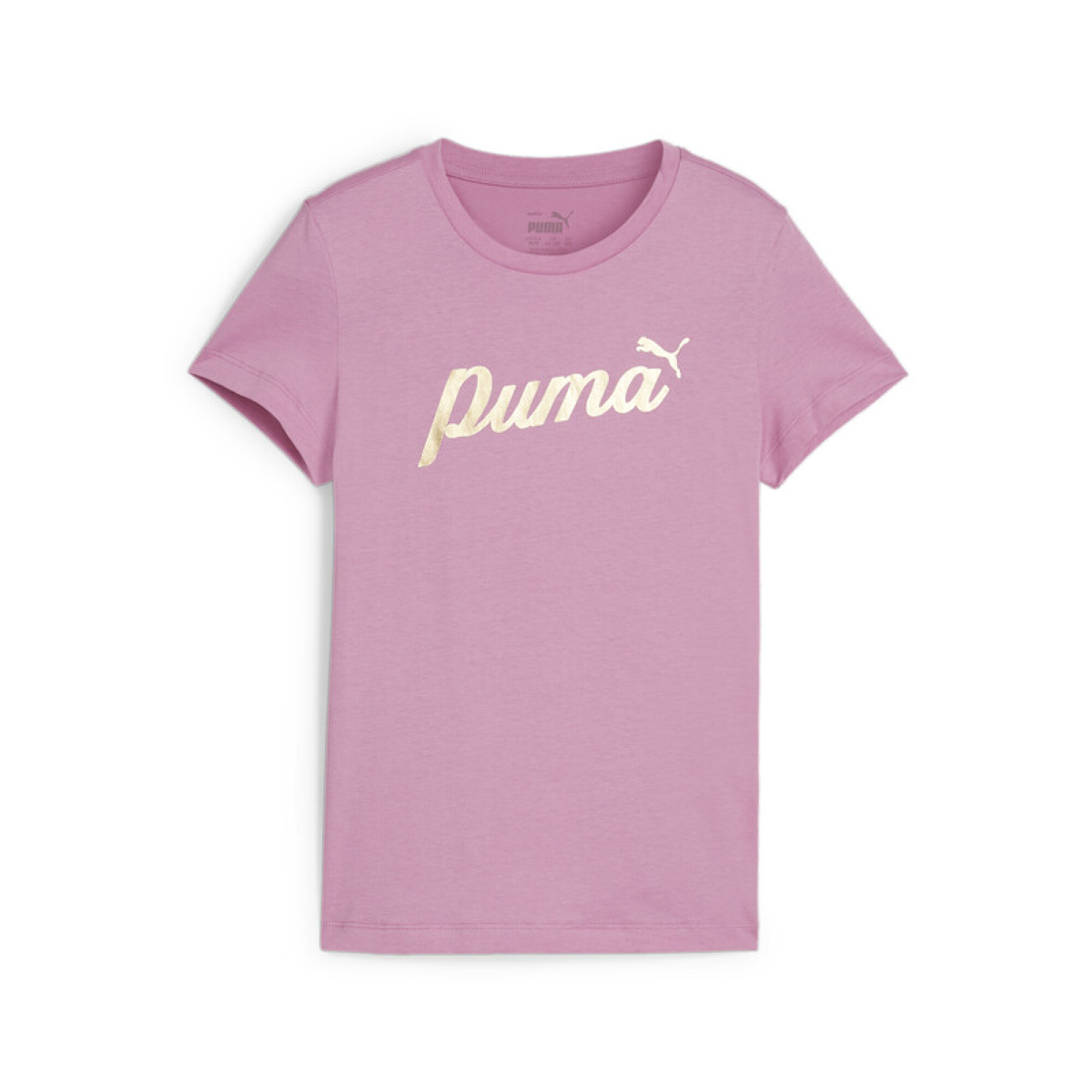 ESS+SCRIPT Metallic Tee G 68277848 - Rosa — Puma