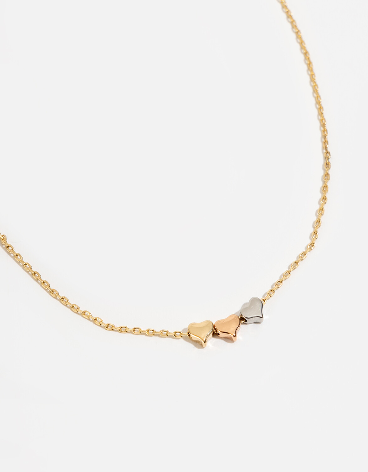 Collar Con Corazones — Isadora