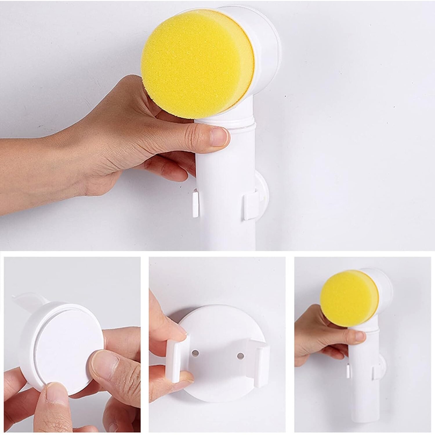 Cepillo 3 EN 1 Limpiador Giratorio Limpieza Inalambrico USB — Atrix