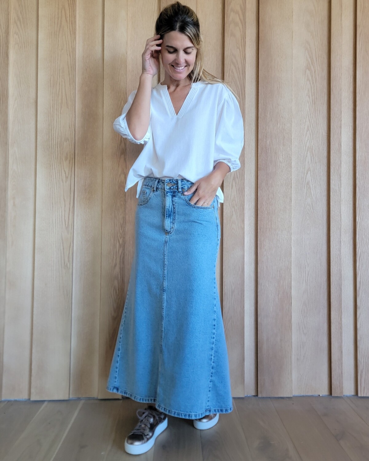 Pollera Alaska - Denim Celeste — Magnolia