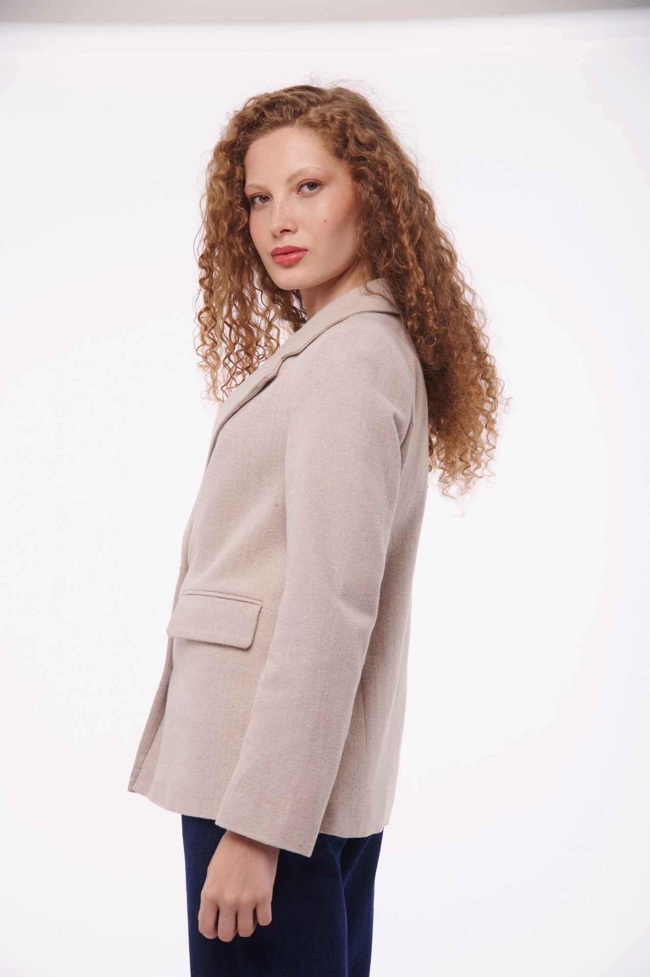 BLAZER FANA - BEIGE — Minot