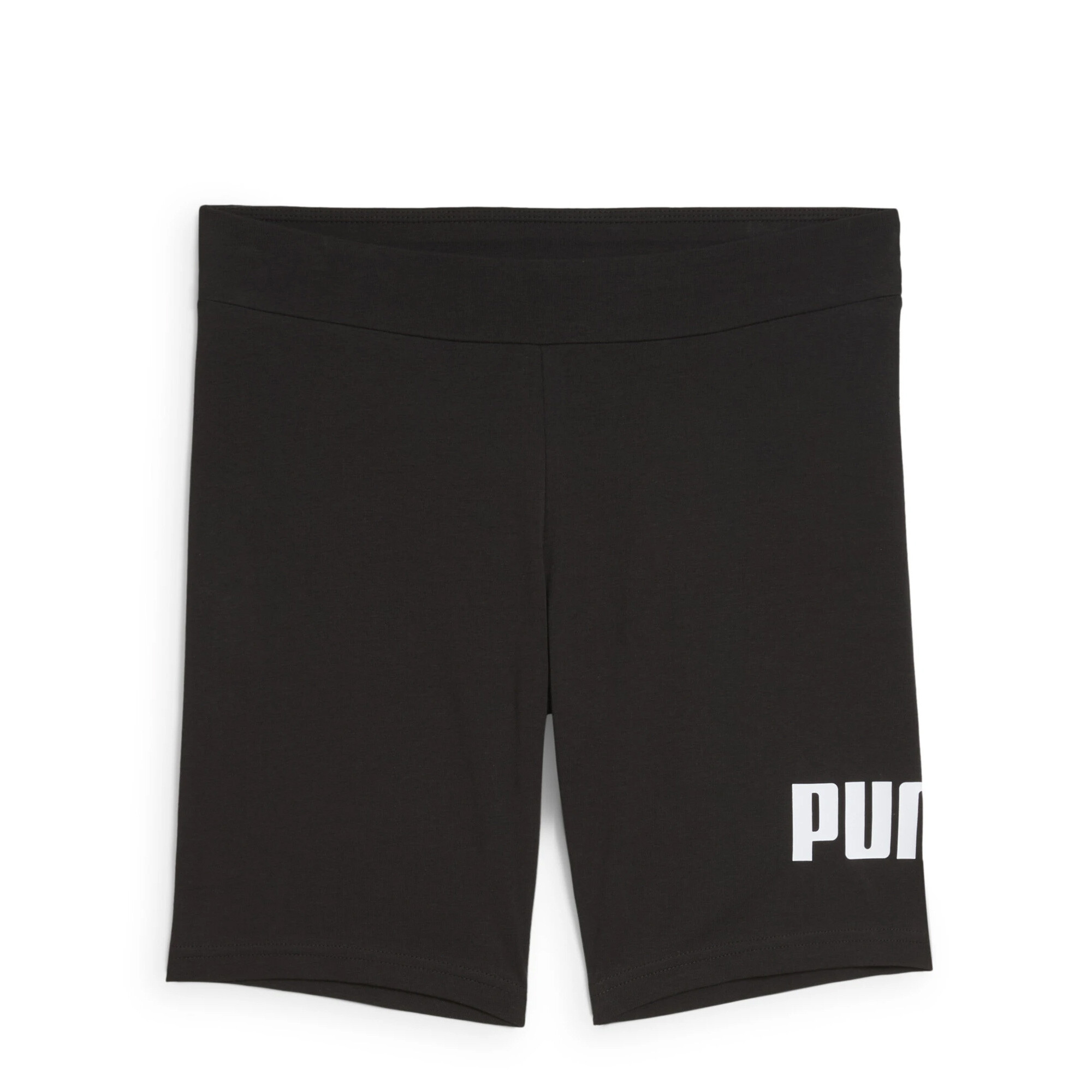 Short de Mujer Puma Small N°1 Logo - Negro - Amarillo — Stadium Sport
