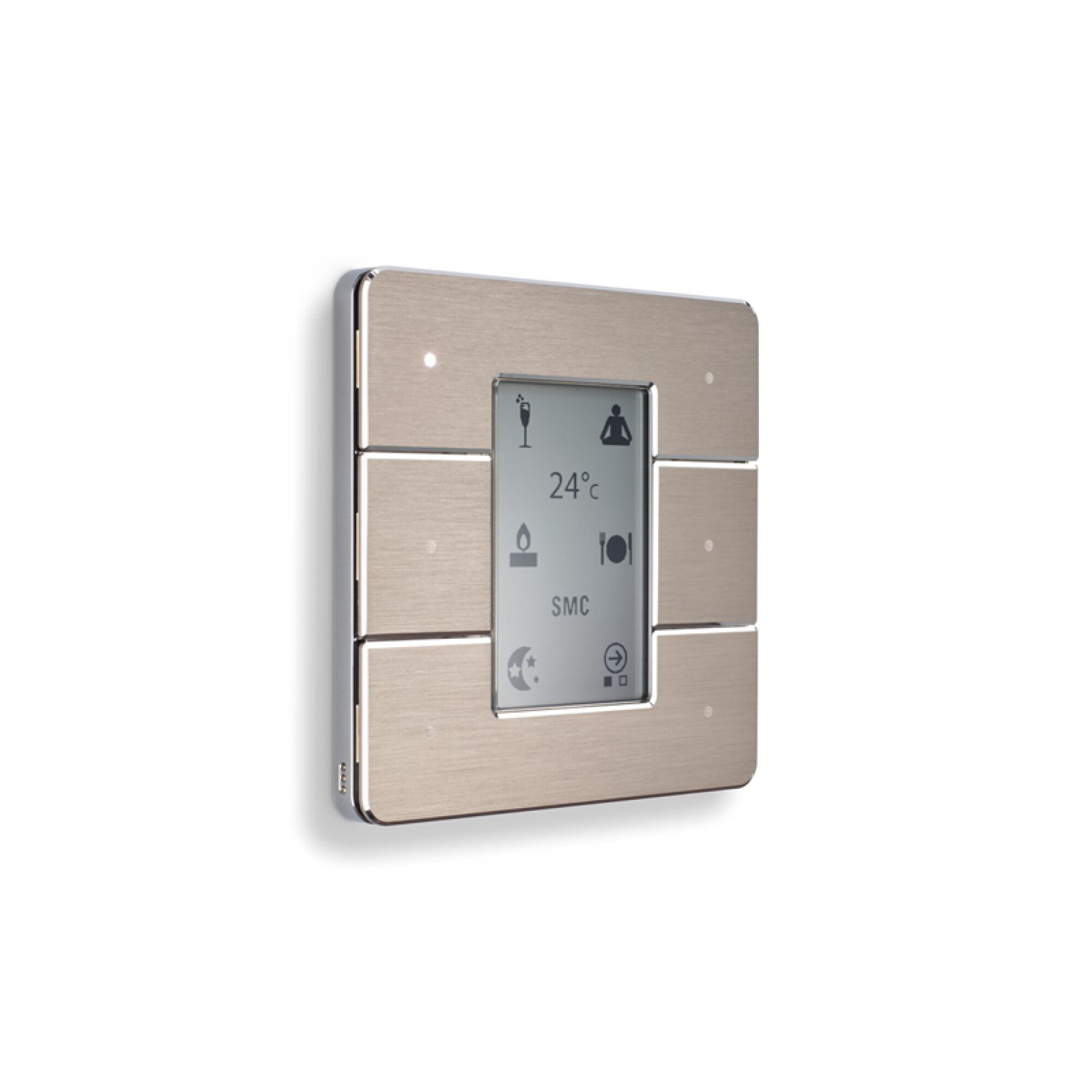 Plaqueta Antumbra 6 botones + pantalla LCD - PH9614X — Fivisa