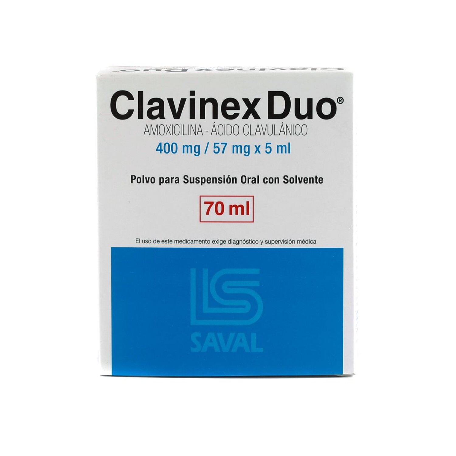 CLAVINEX DUO SUSP. FRASCO X 70 ML. — Farmacenter