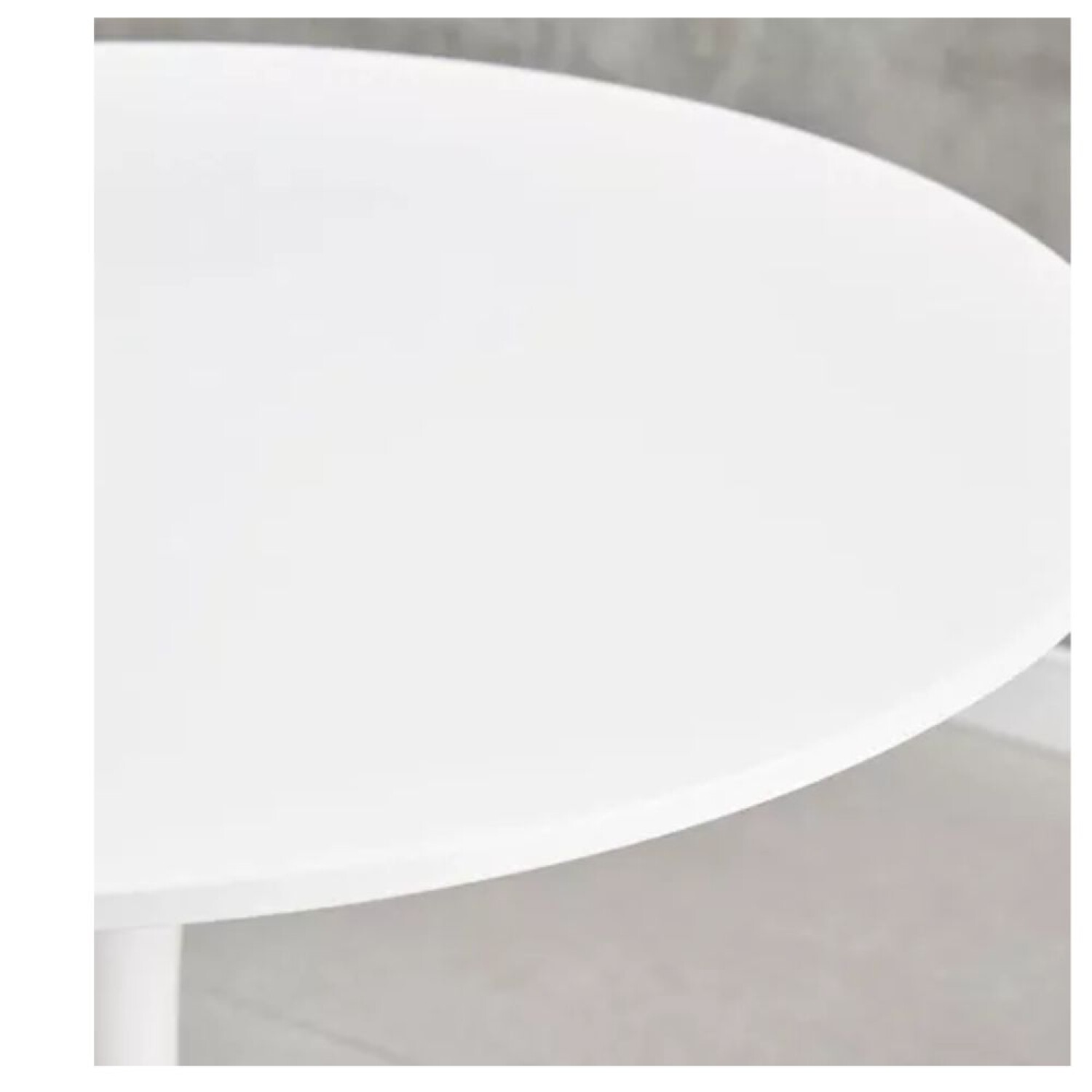 Mesa Tulip 60 cm - Blanco — La Cueva Muebles