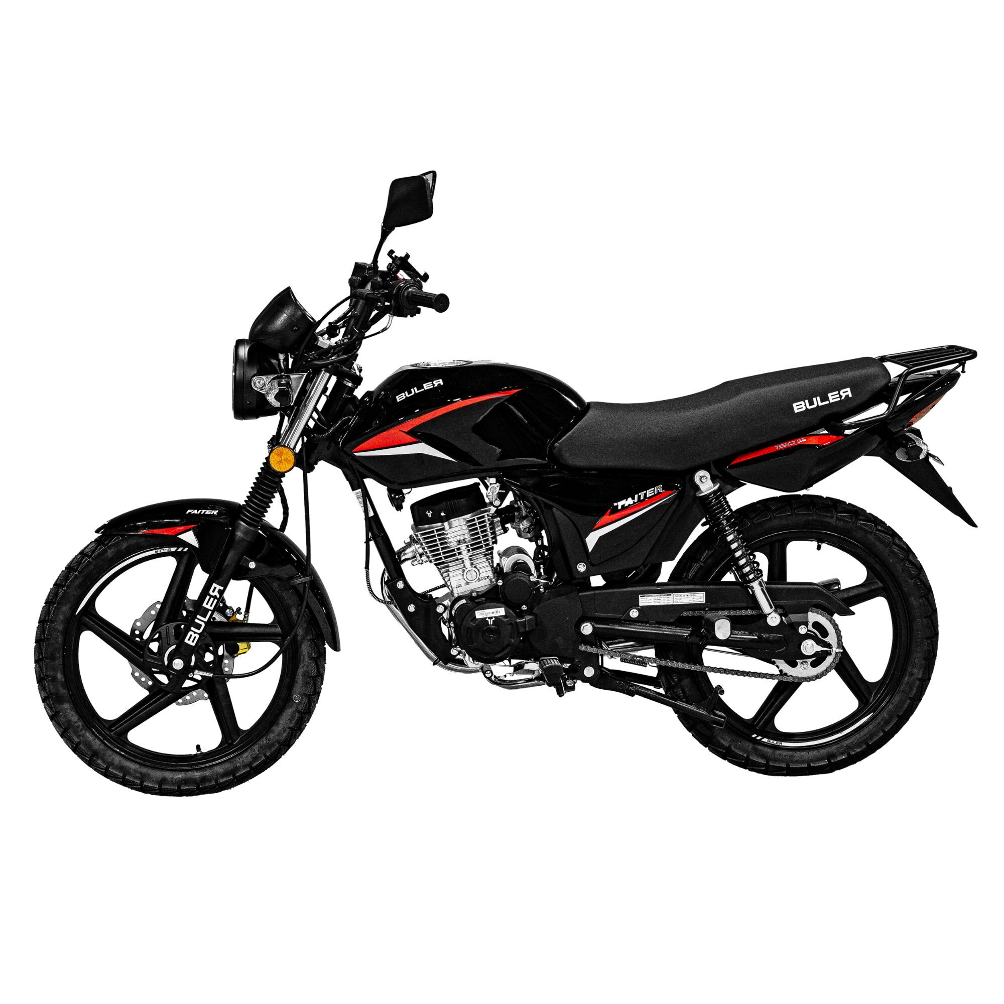 Moto Buler Faiter Se 150cc Aleación - Negro — Bristol